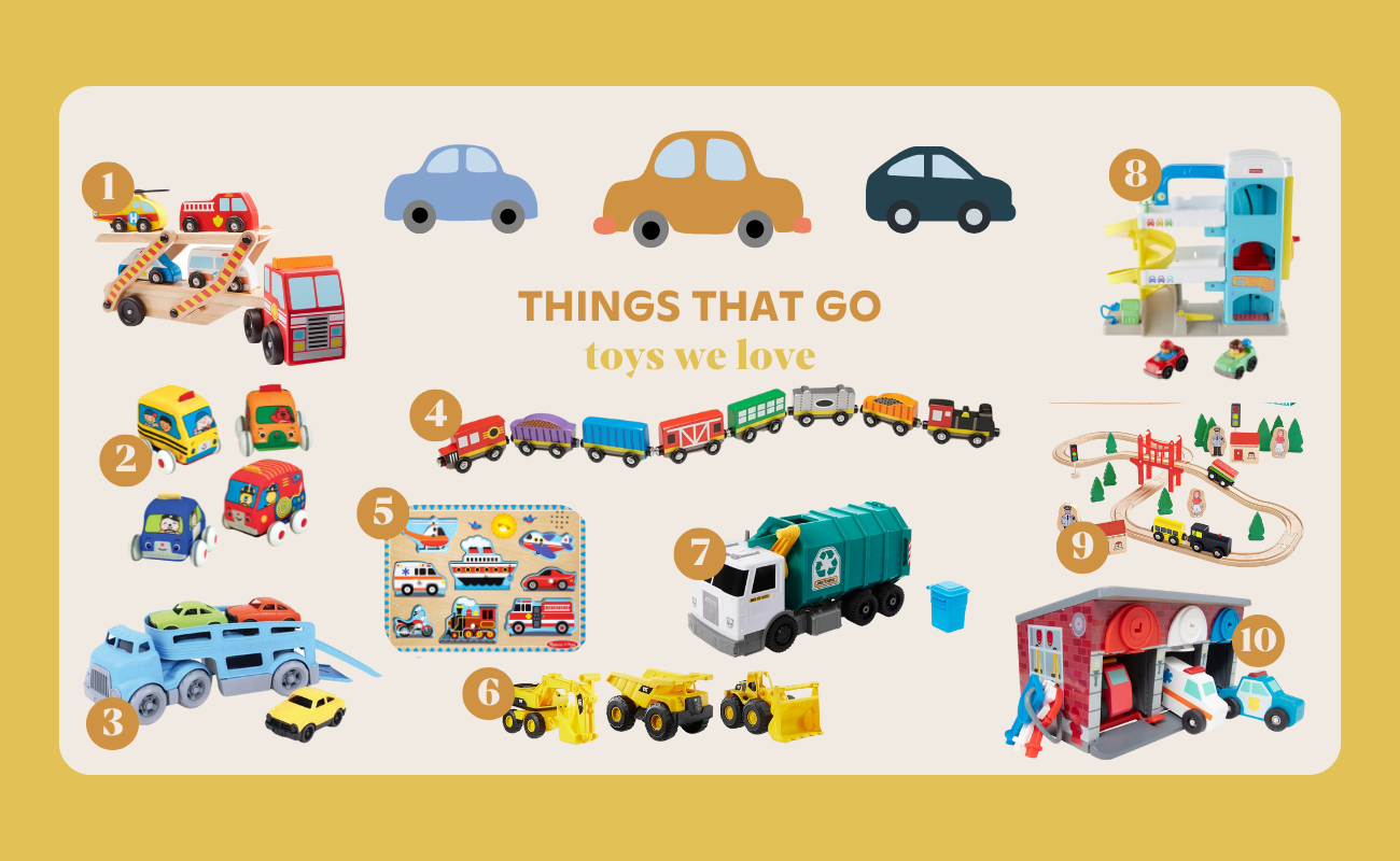 the best transportation books and toys for toddlers | Wee Talkers