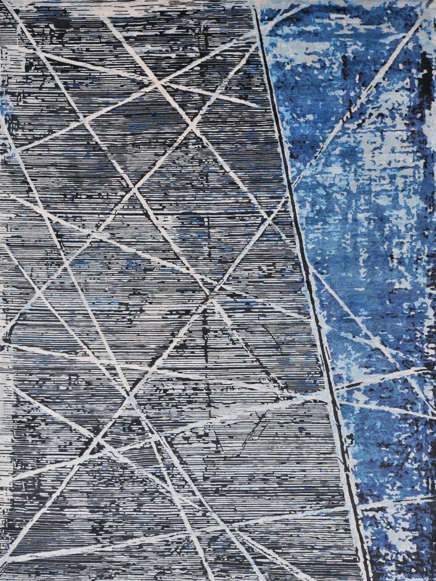 Blue Moon — WOOL & SILK RUGS