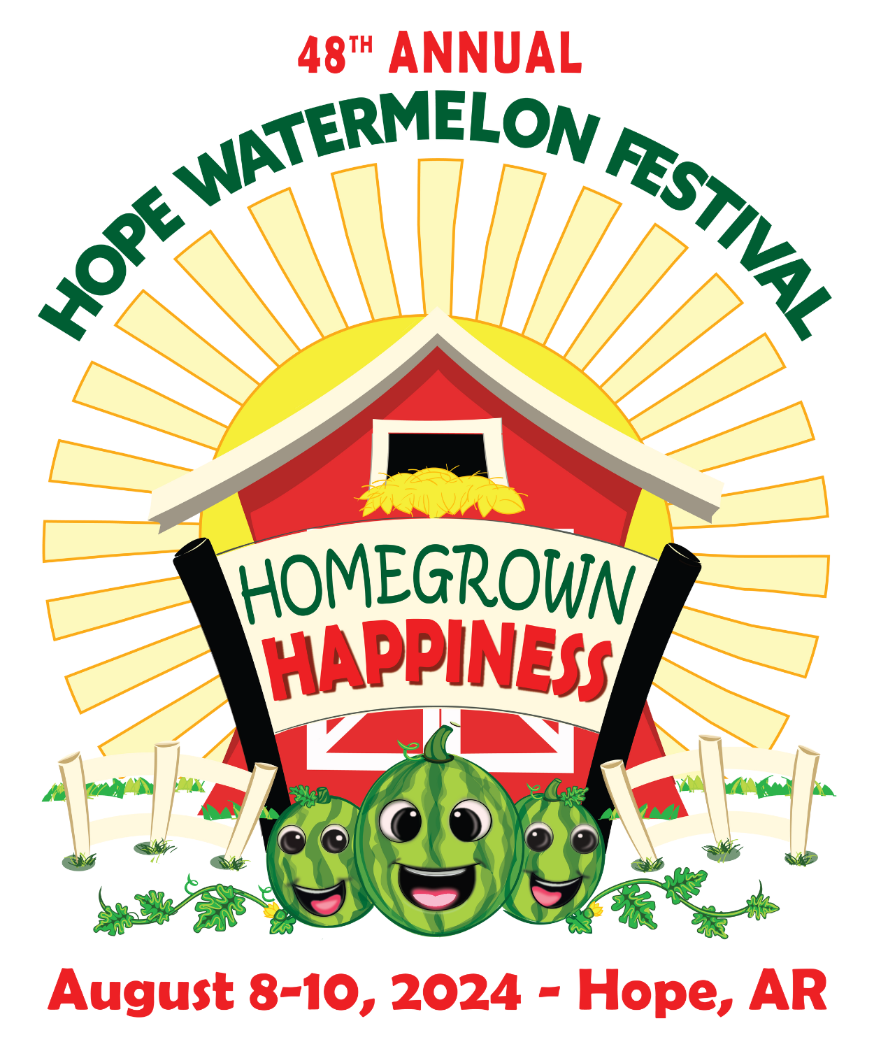 48th Annual Hope Watermelon Festival - August 8-10. Theme: Coming Soon!