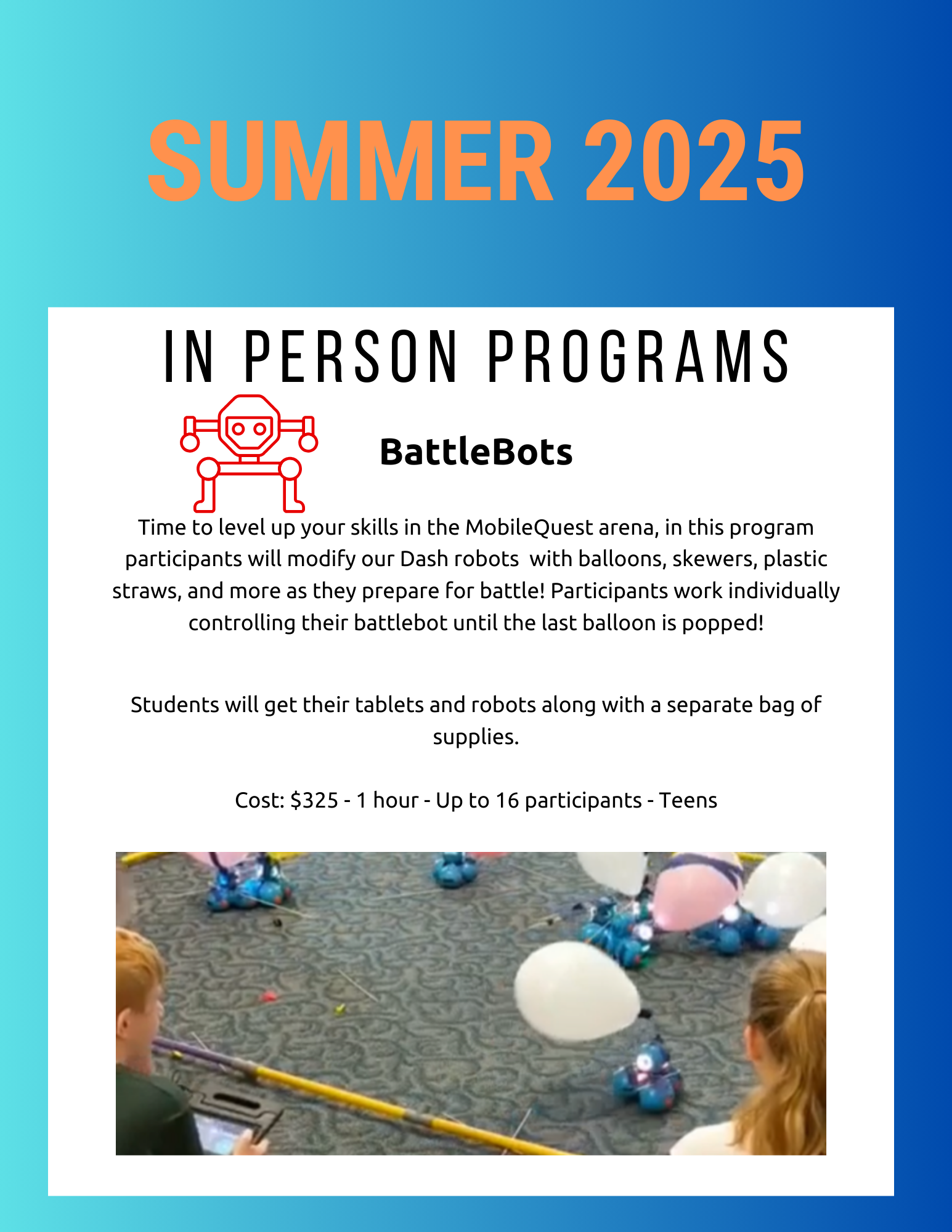 Summer 2025 Traveling Programs — MobileQuest STEM Center