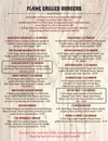 Joshua Tree Saloon & Grill — Menu