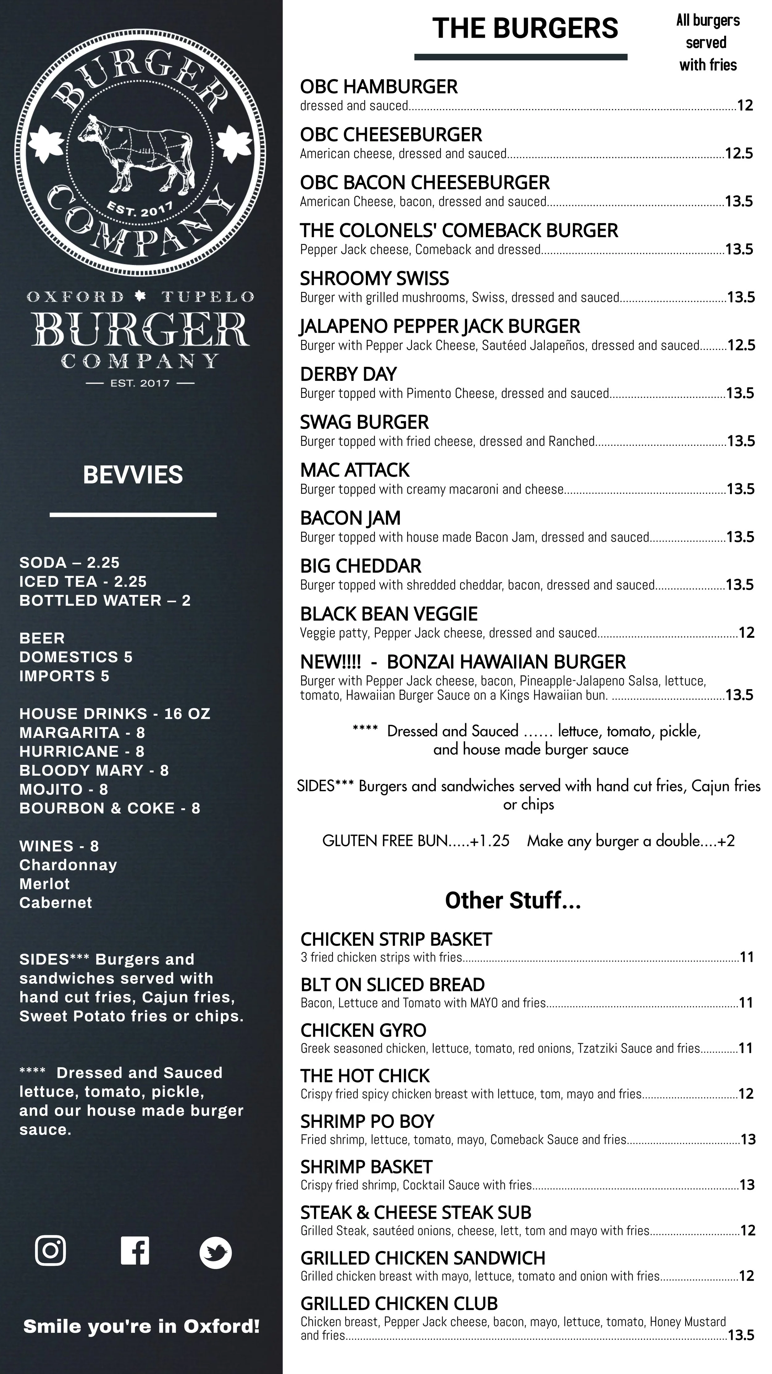 HOME - OXFORD BURGER COMPANY