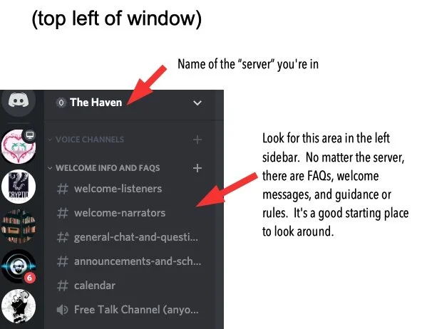 Discord Basics — Aven Shore Narrating