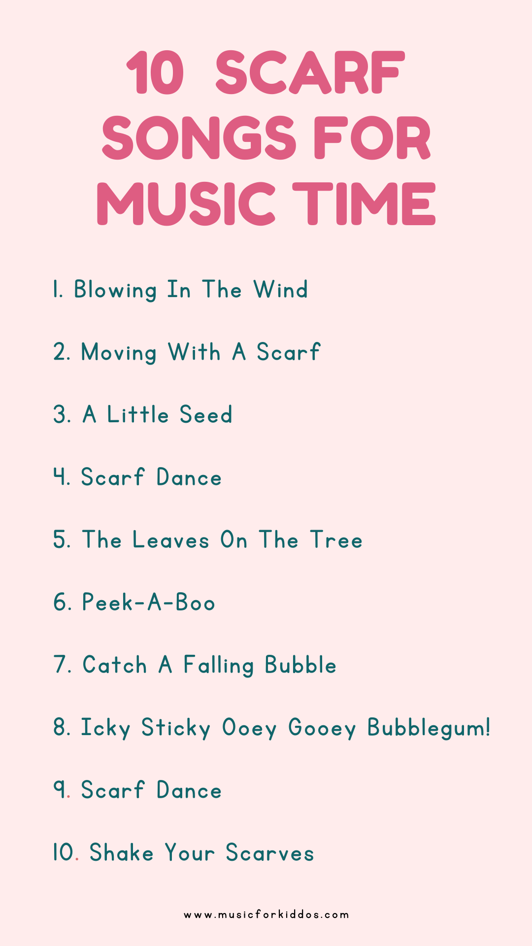 10 Scarf Songs For Preschool and Kindergarten Music Time — Music for Kiddos