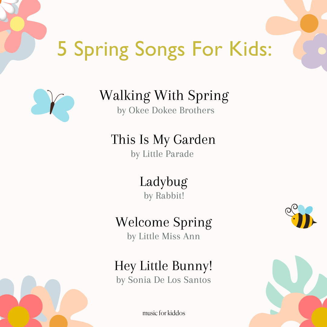 5 Spring Songs for Kids (and fresh lesson plan ideas for preschool and ...