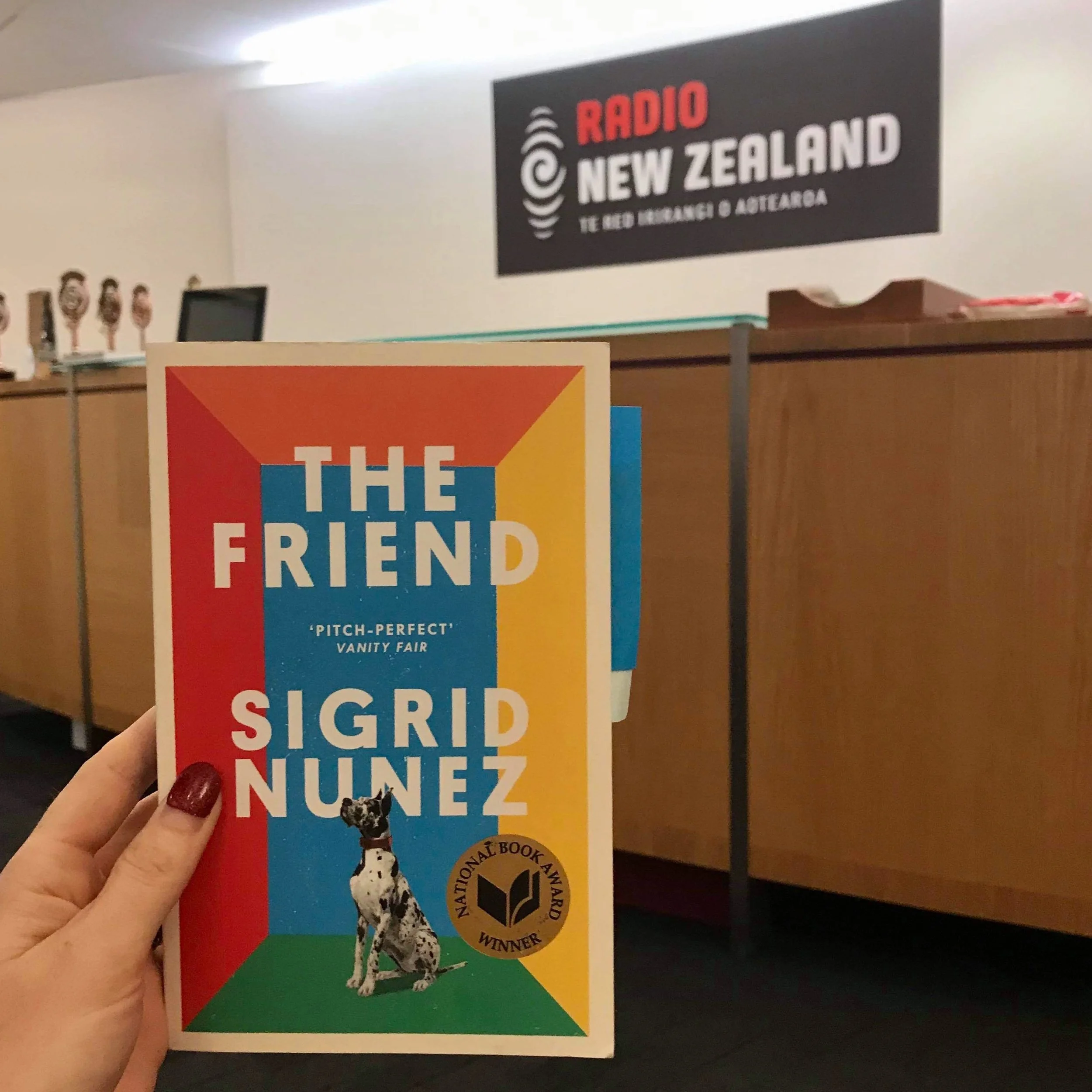 RNZ's Nine to Noon: The Friend by Sigrid Nunez — Time Out Bookstore