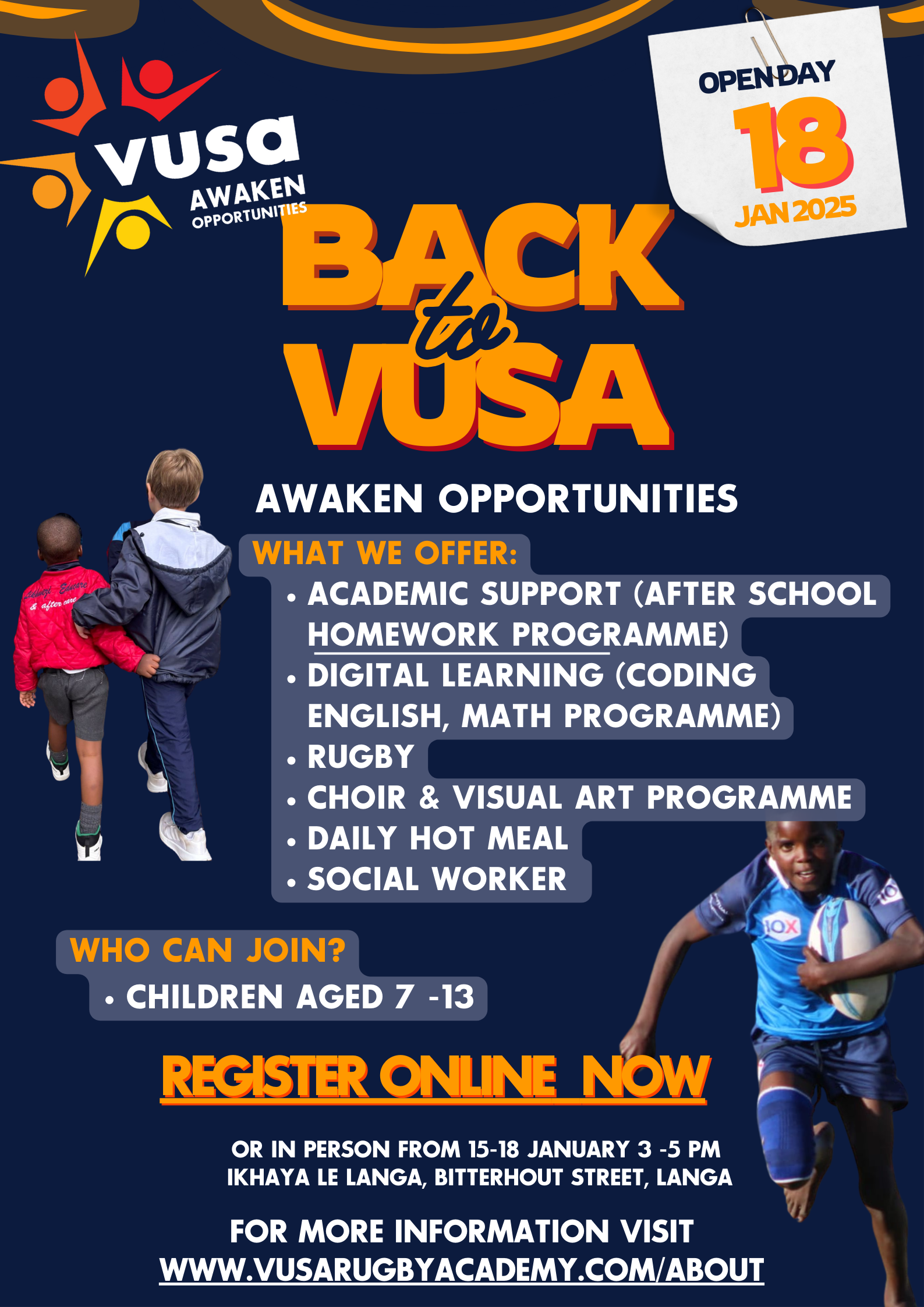 Vusa Rugby & Learning Academy