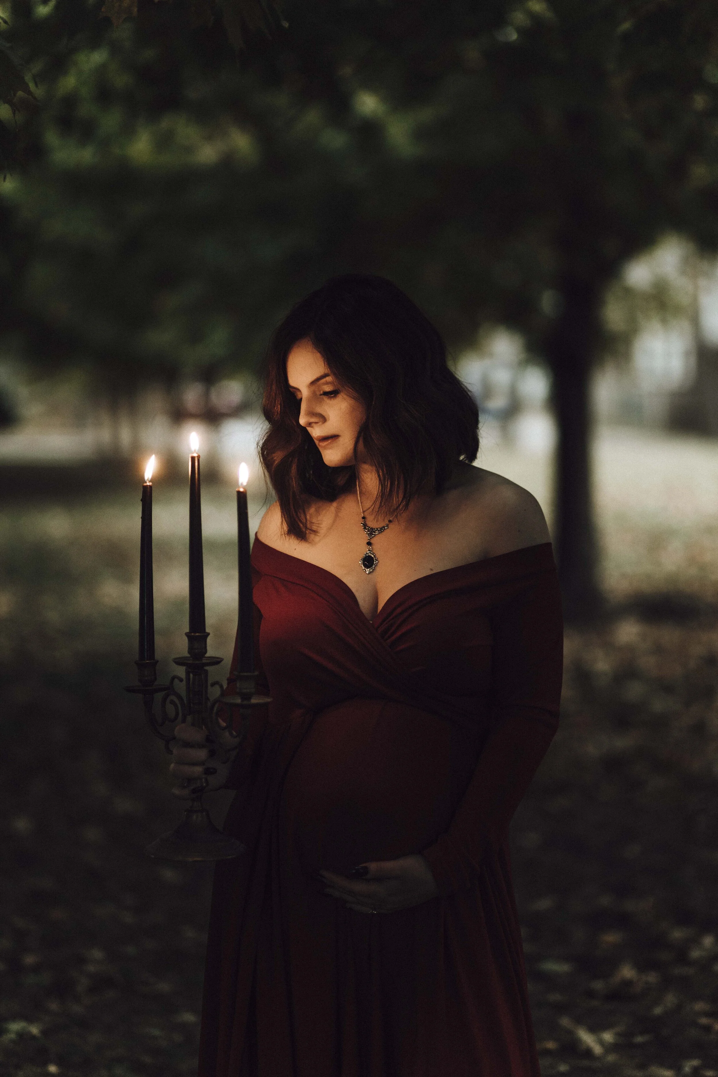 Lifestyle | A Gothic Maternity Session at a Haunted Mansion — Juliana ...