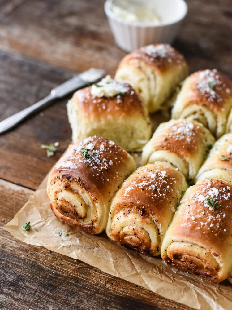 Parmesan-Black Pepper Parker House Rolls — Julia Heffelfinger
