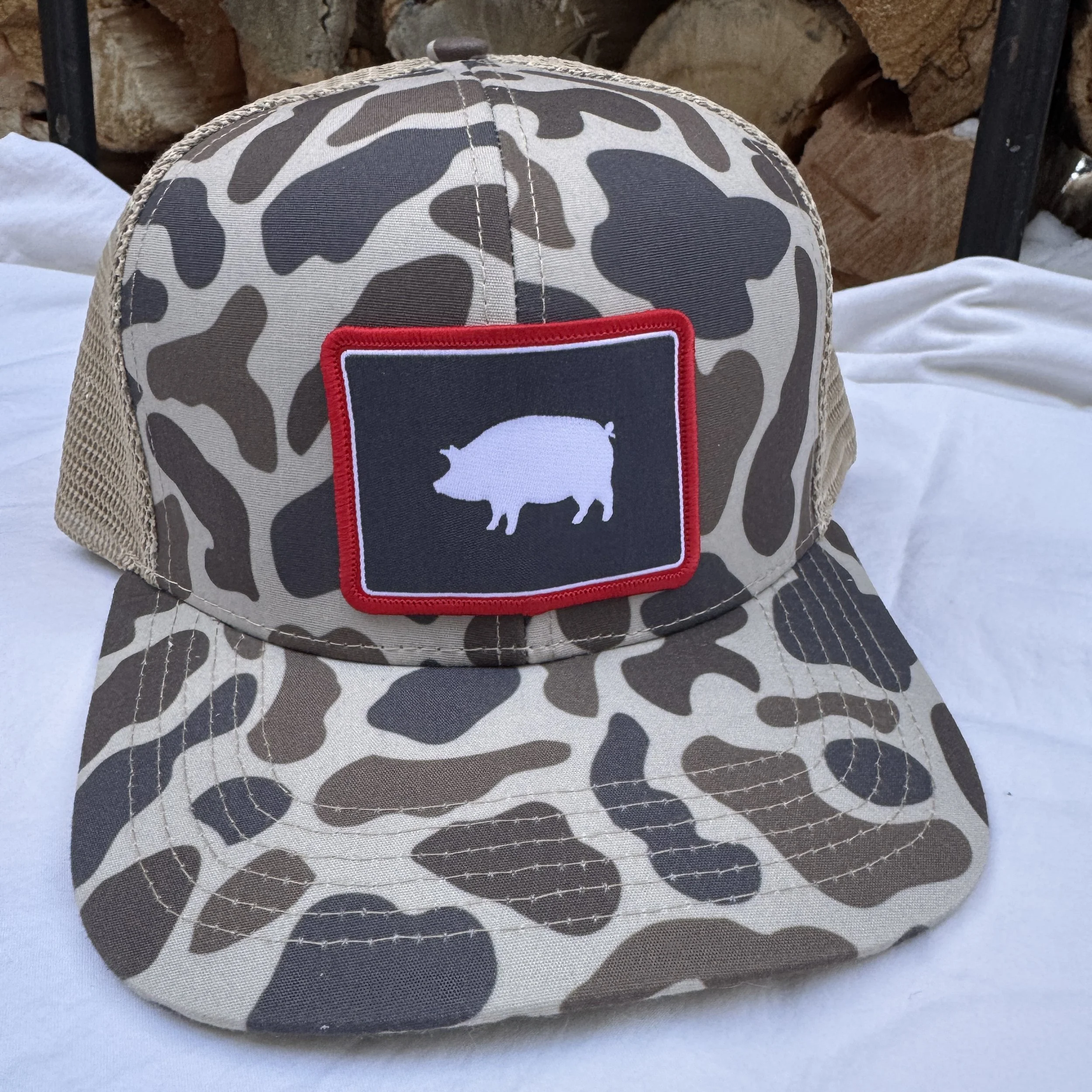 Moe's Original BBQ Pig Patch Hat — Moe's Original BBQ