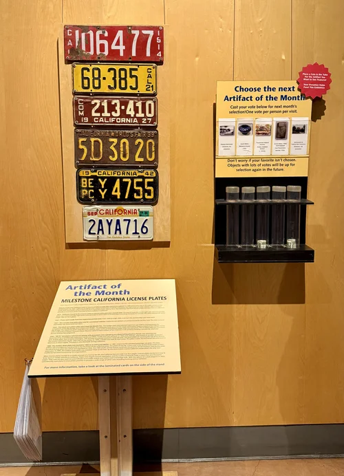 Artifact of the Month - Milestone California License Plates — Turtle Bay