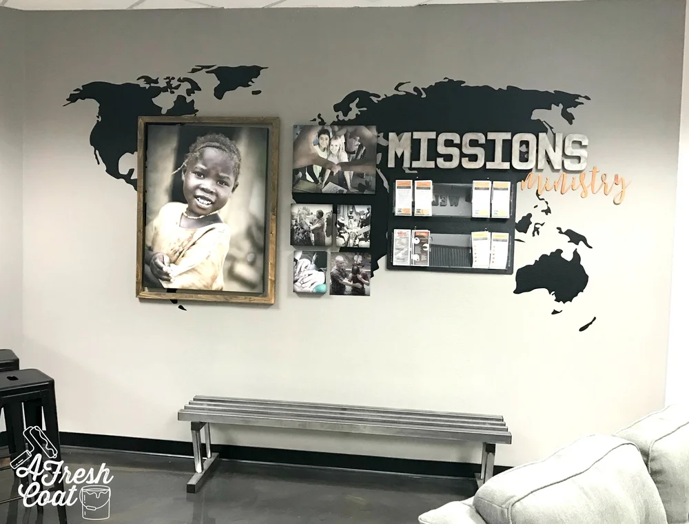 Missions Ministry Wall — A Fresh Coat