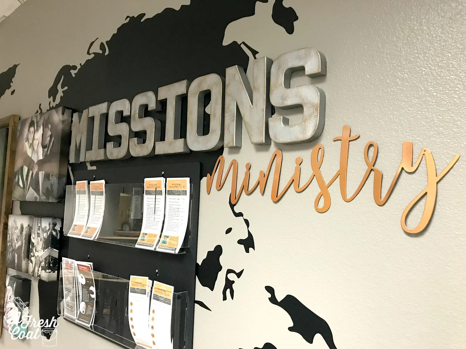 Missions Ministry Wall — A Fresh Coat
