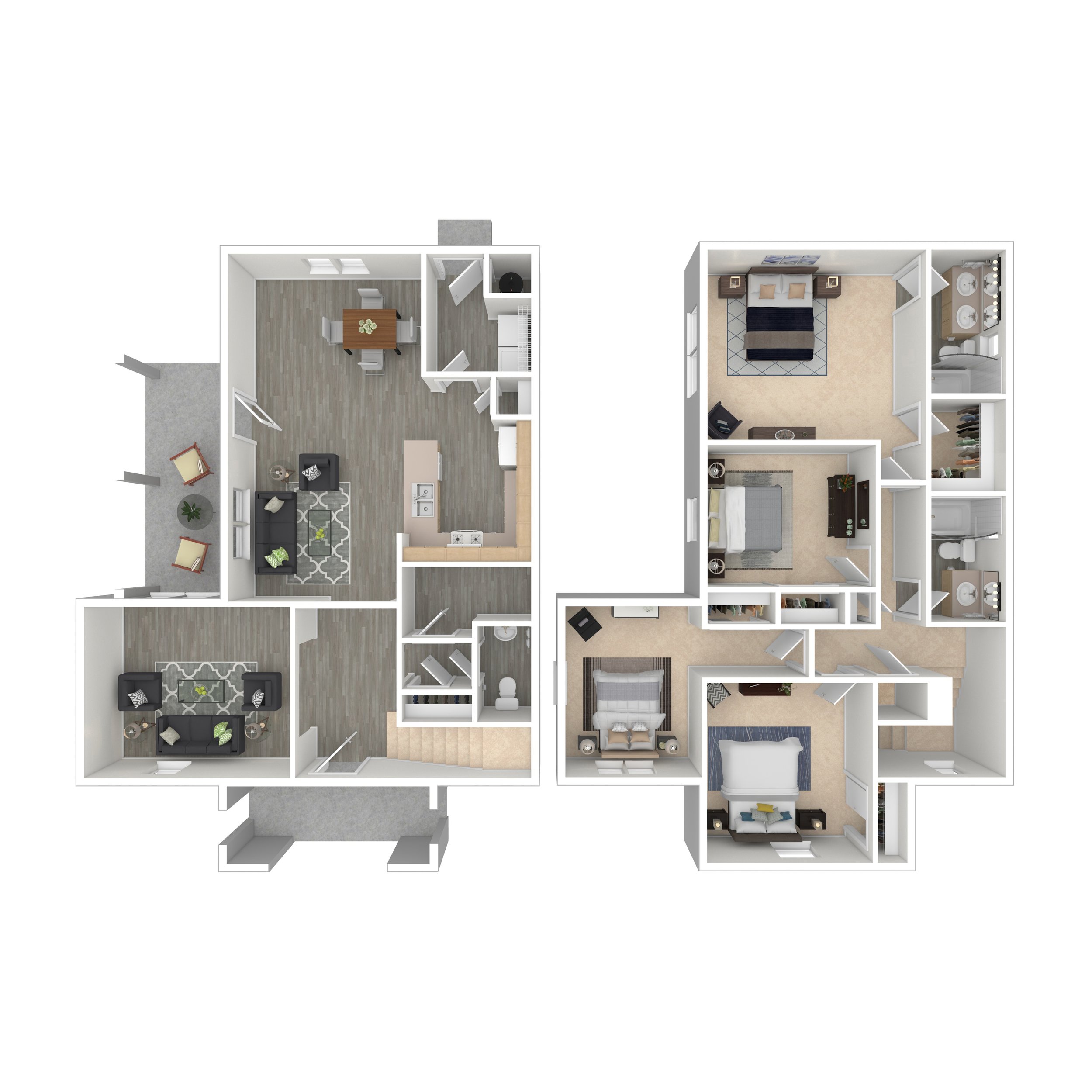 E1-E6 — Fort Irwin Floorplans — The Villages at Fort Irwin