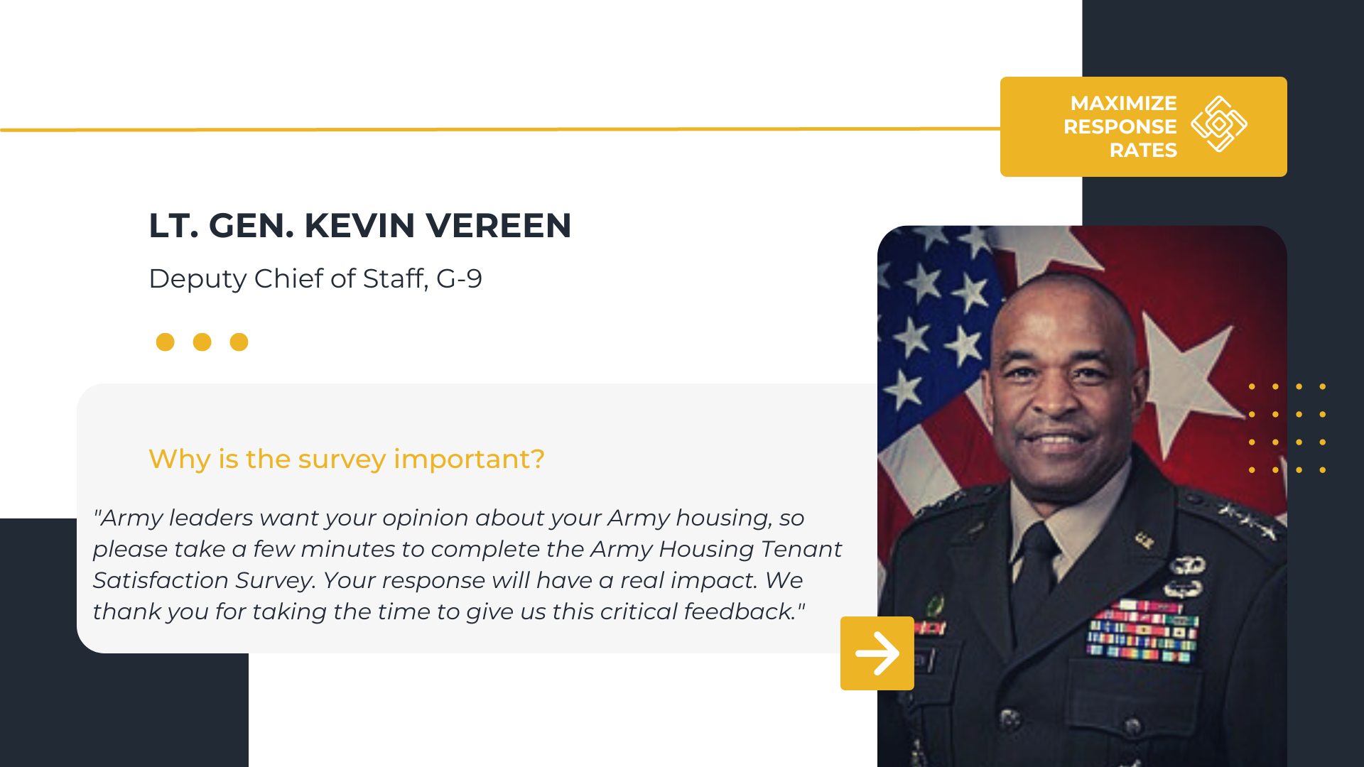 2023 Army Tenant Satisfaction Survey Returns — The Villages at Fort Irwin