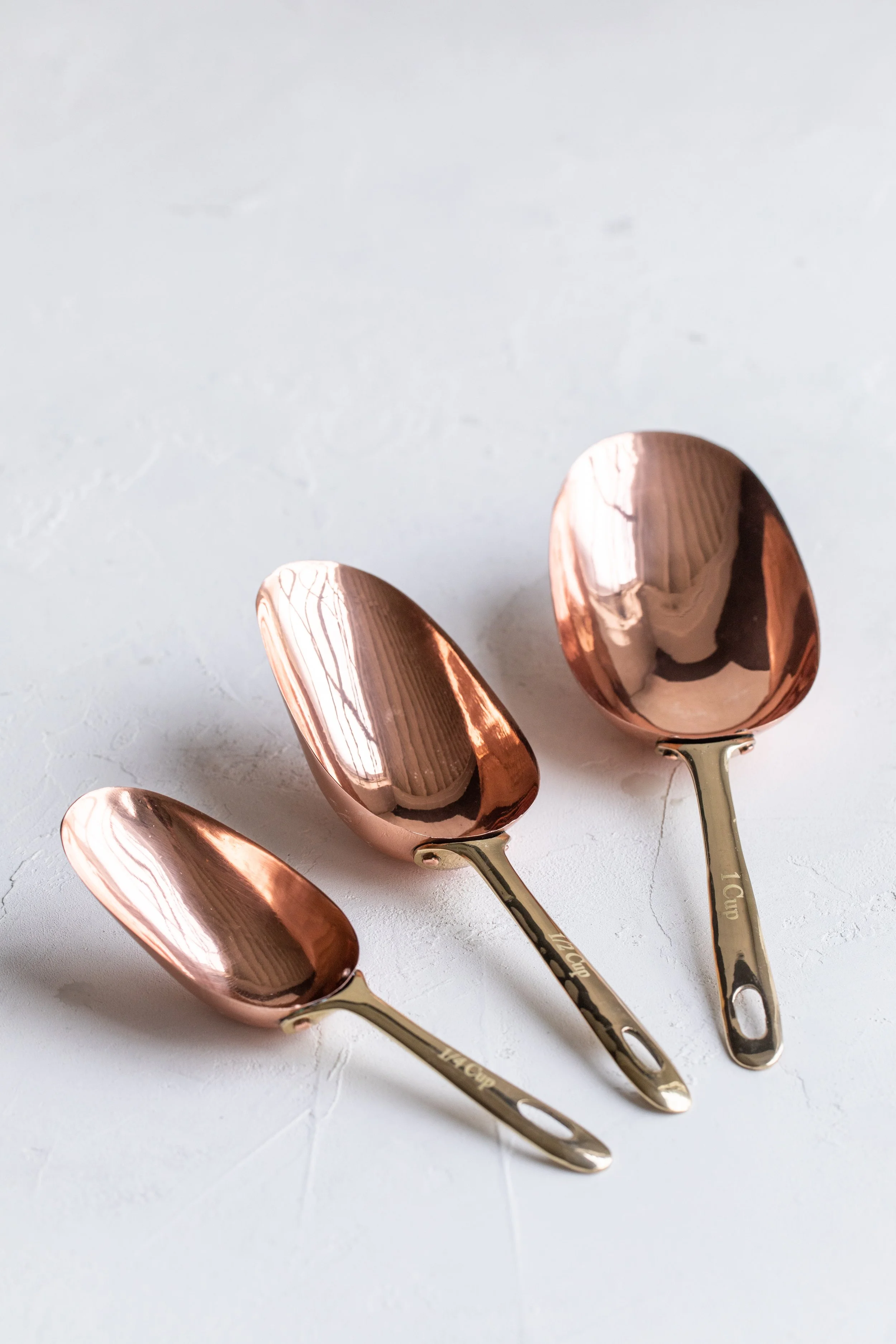Copper Measuring Scoops | Handcrafted — Hoppe Shoppe