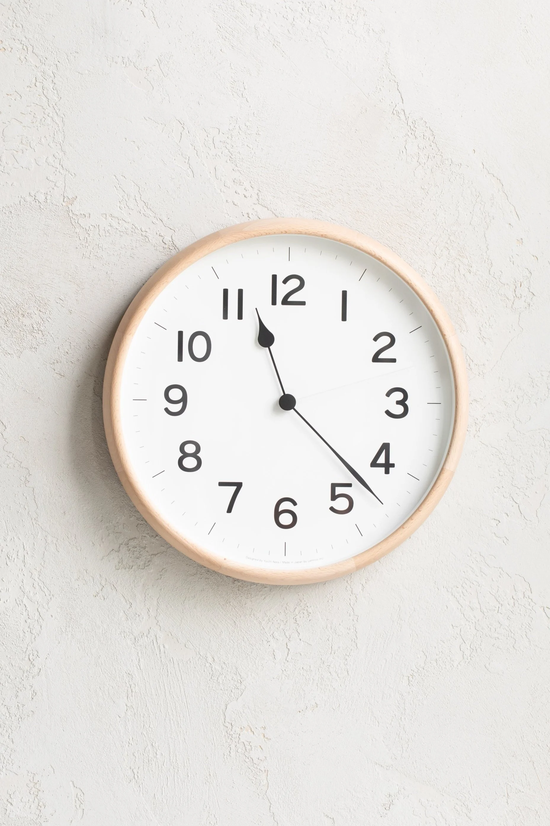 ROOT Round Clock | Beech wood Modern Wall Clock | Wall Decor — Hoppe Shoppe