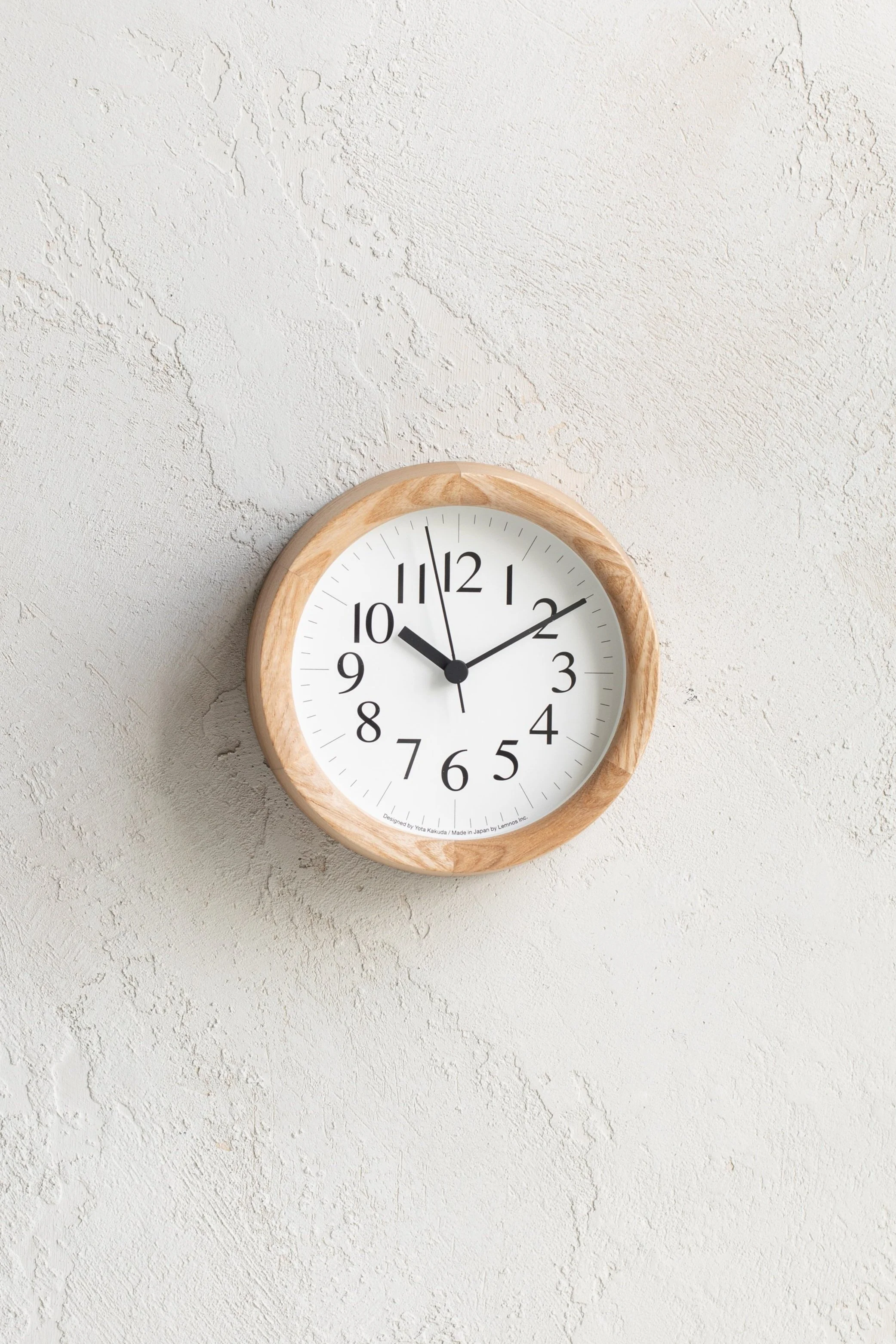 Clock B Small Natural | Wall and Desk Clock | Wood — Hoppe Shoppe
