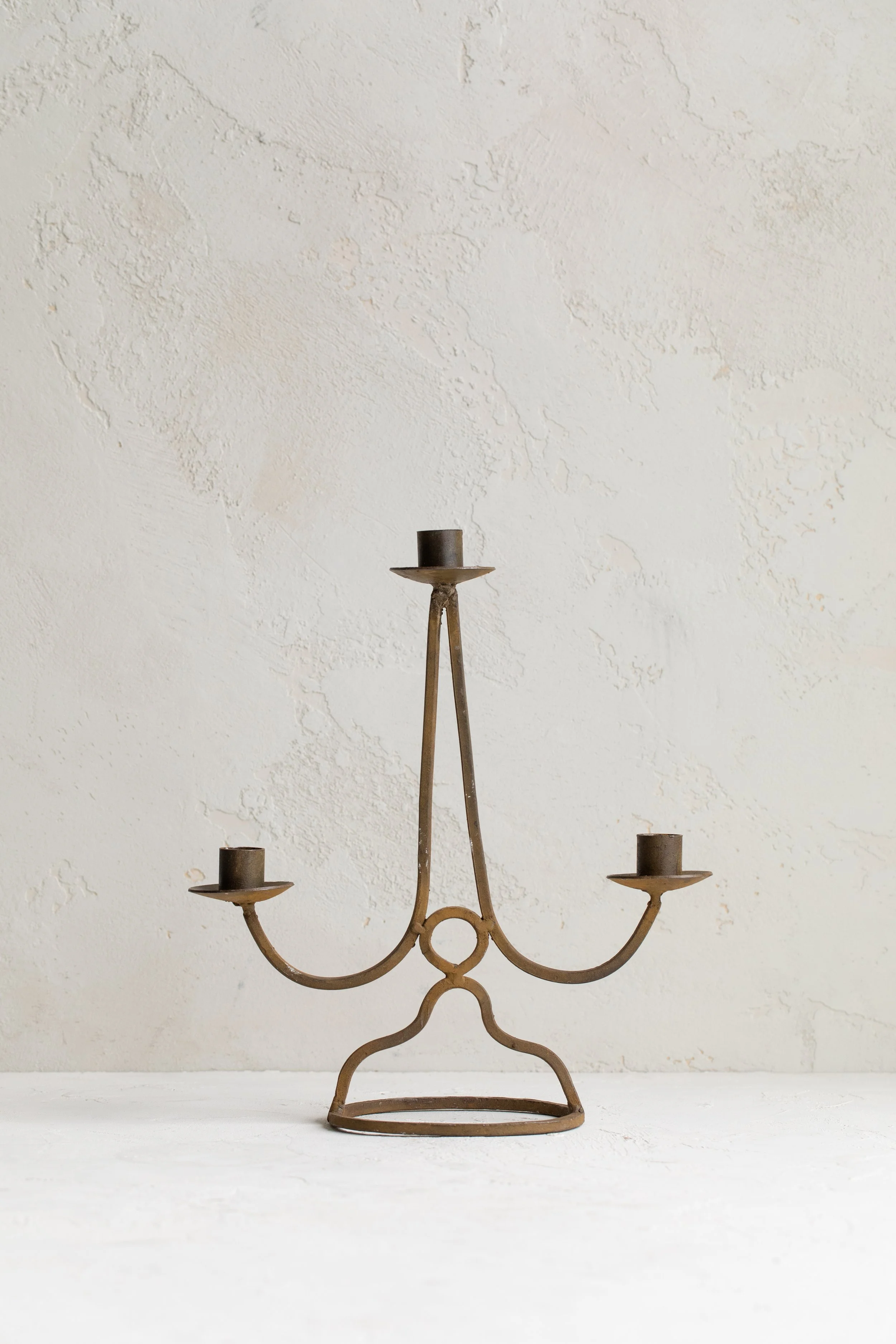 Georgian Candlestick | Carved Wood Candle Holder — Hoppe Shoppe