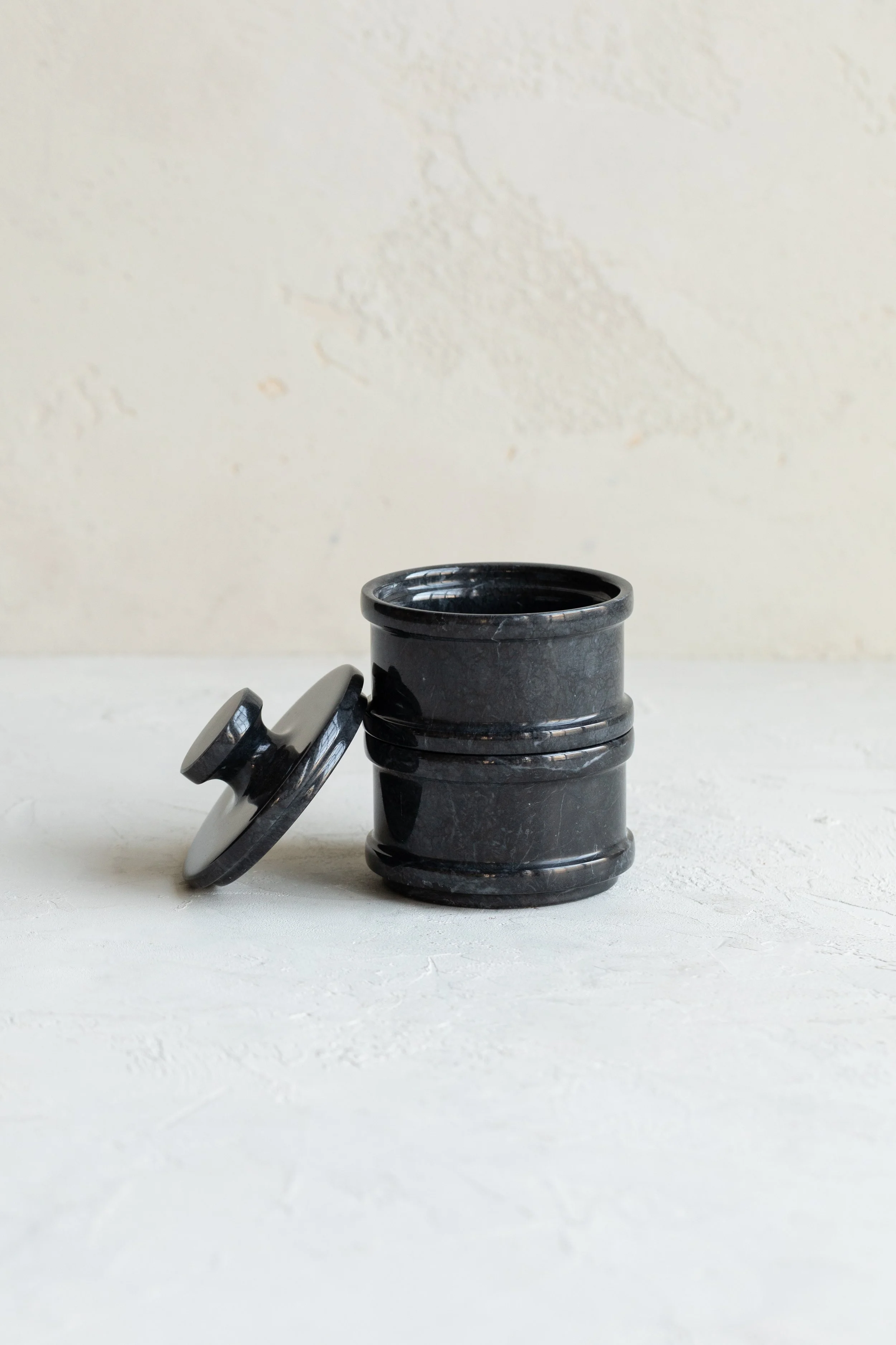 Marble Salt Cellars withLid — Hoppe Shoppe