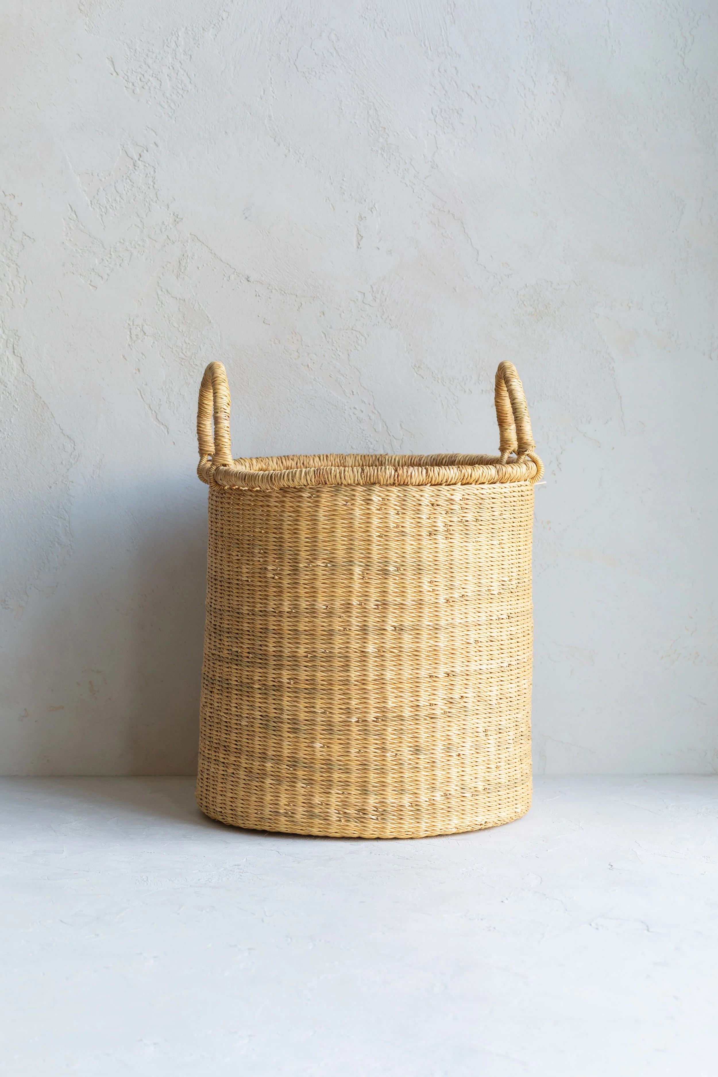 Tall Natural Elephant Grass Baskets — Hoppe Shoppe