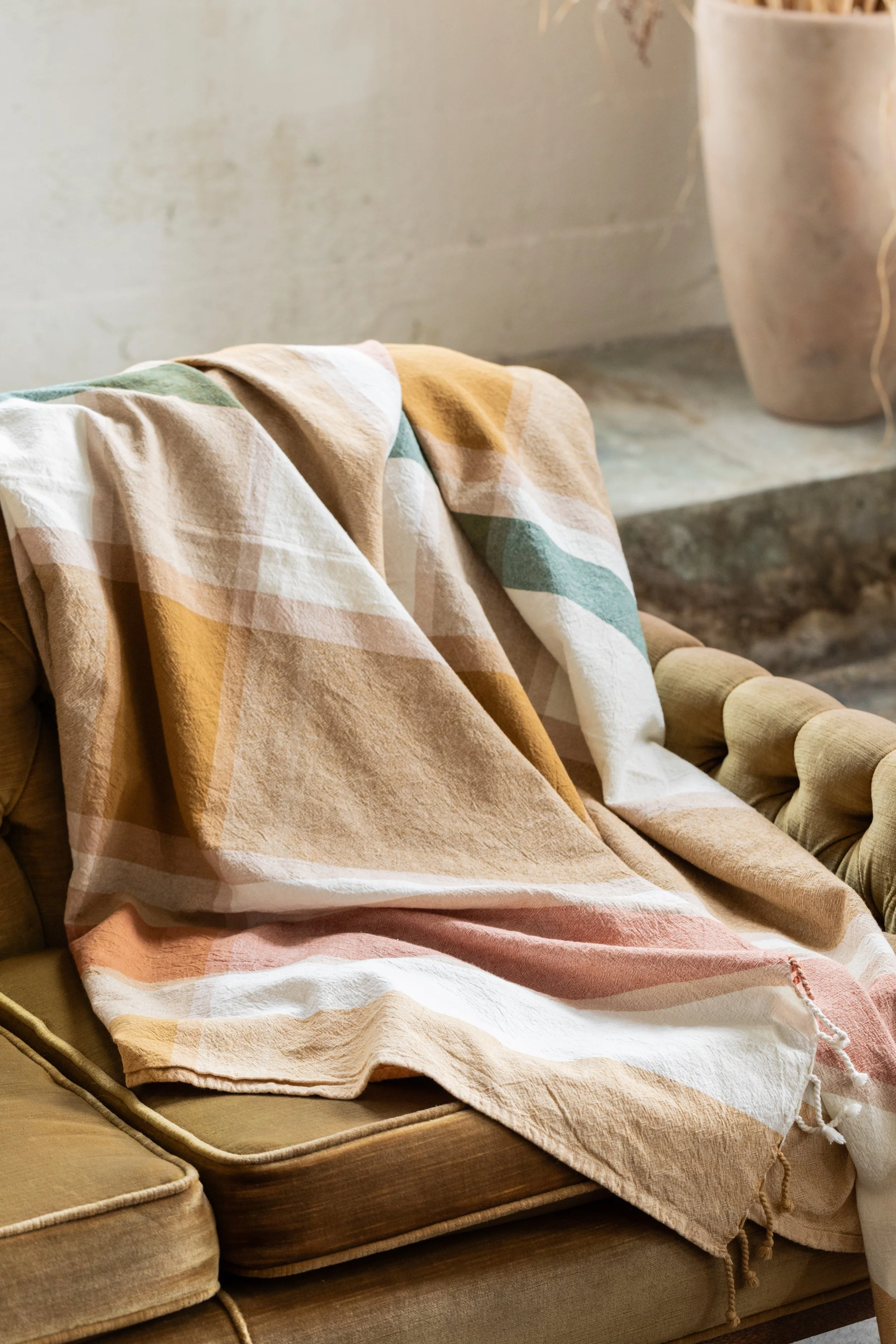 Fouta Tile Beach Throw | Gabrielle Paris — Hoppe Shoppe