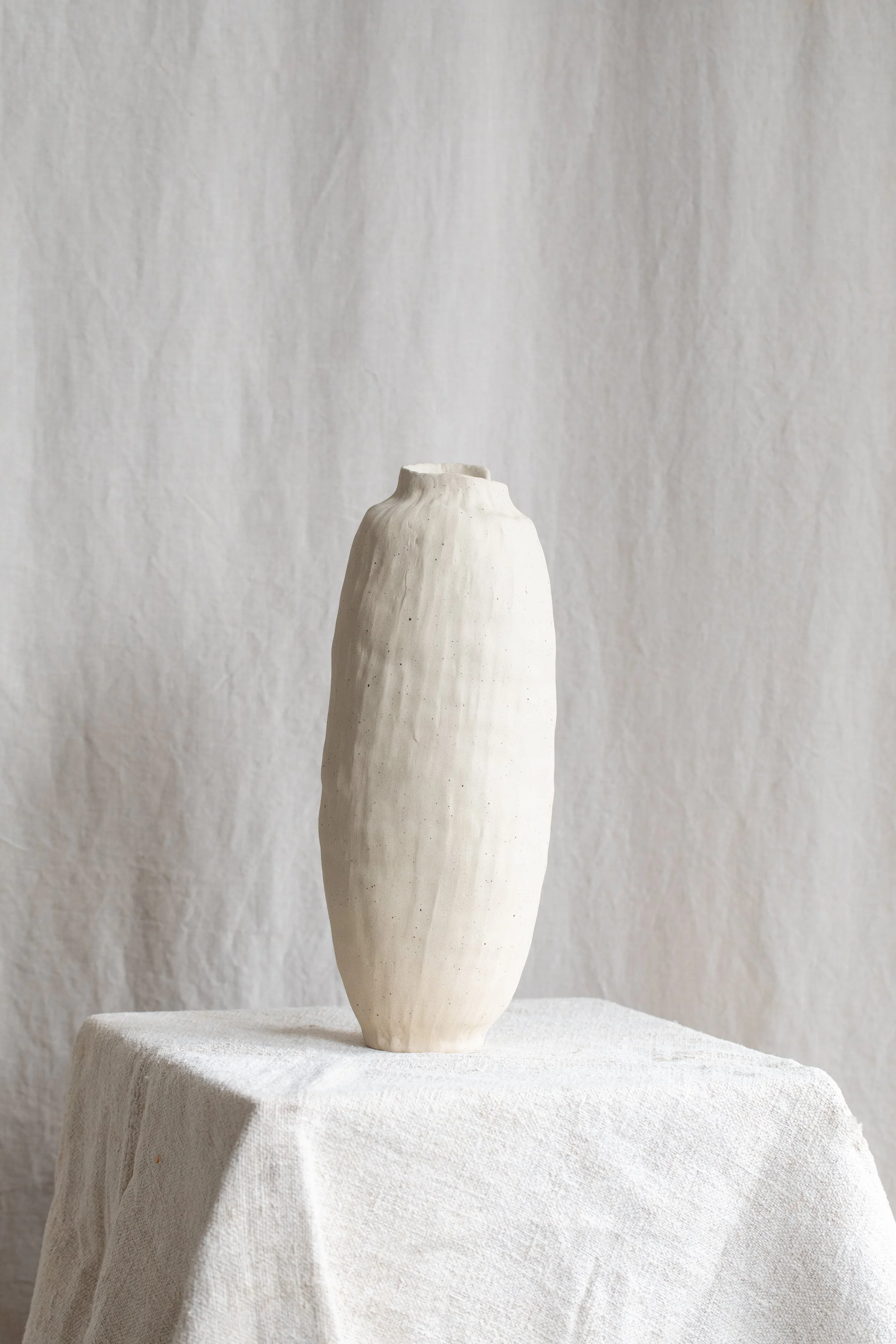 Tall Gathered Earth Vessel | Of The Earth — Hoppe Shoppe