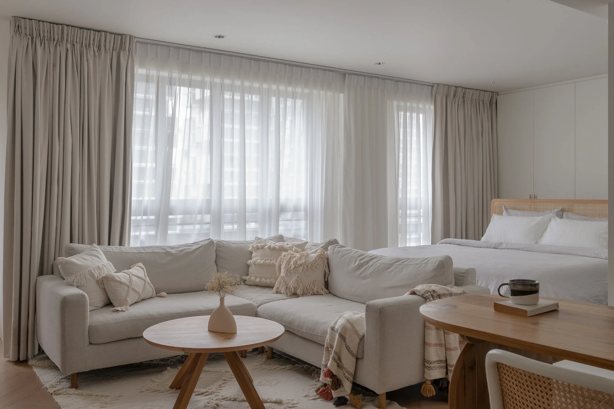 Bohemian Studio Apartment with All Walls Hacked — BuildBuilt