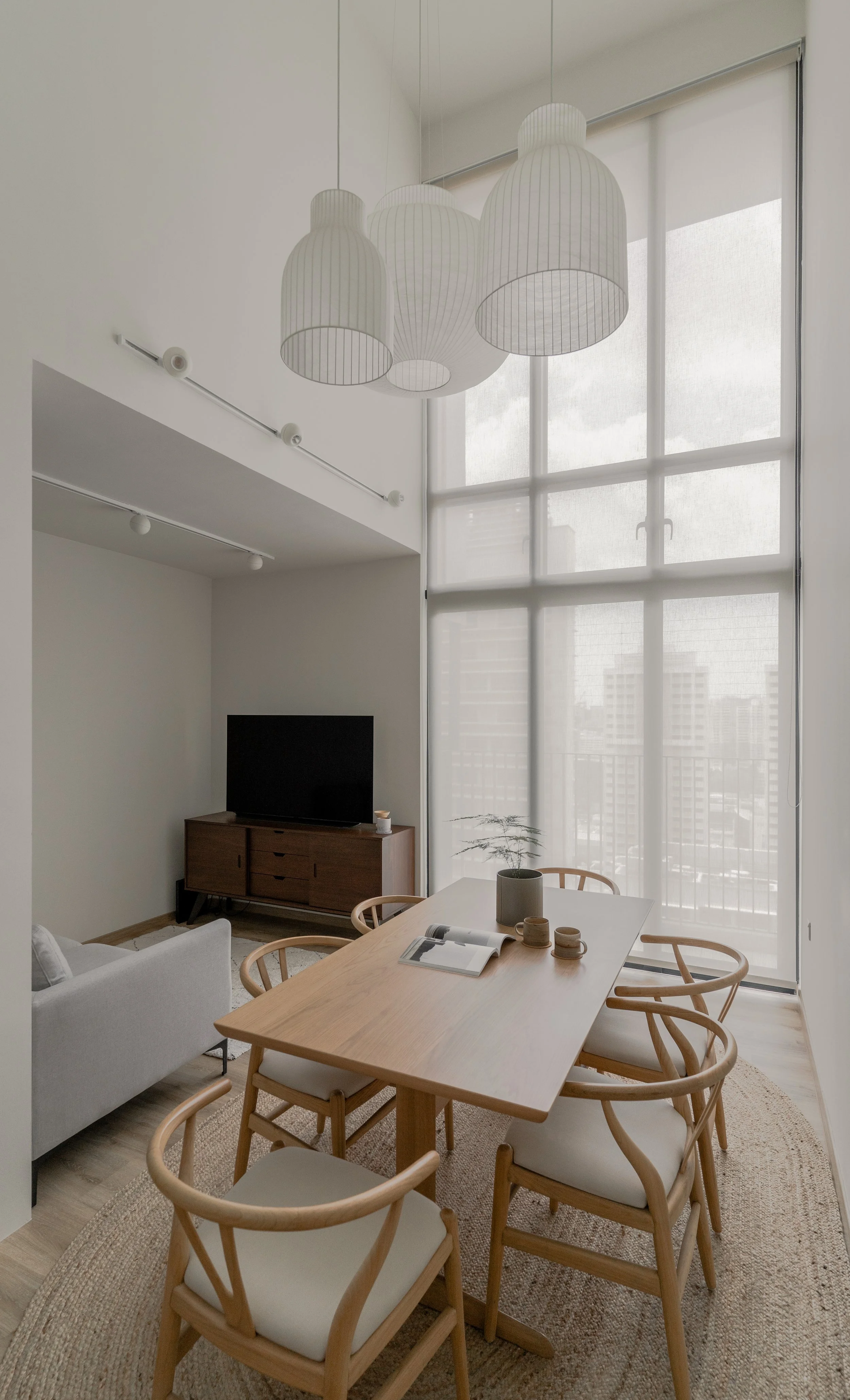 Double Archways for this double volume loft unit in Dawson — BuildBuilt