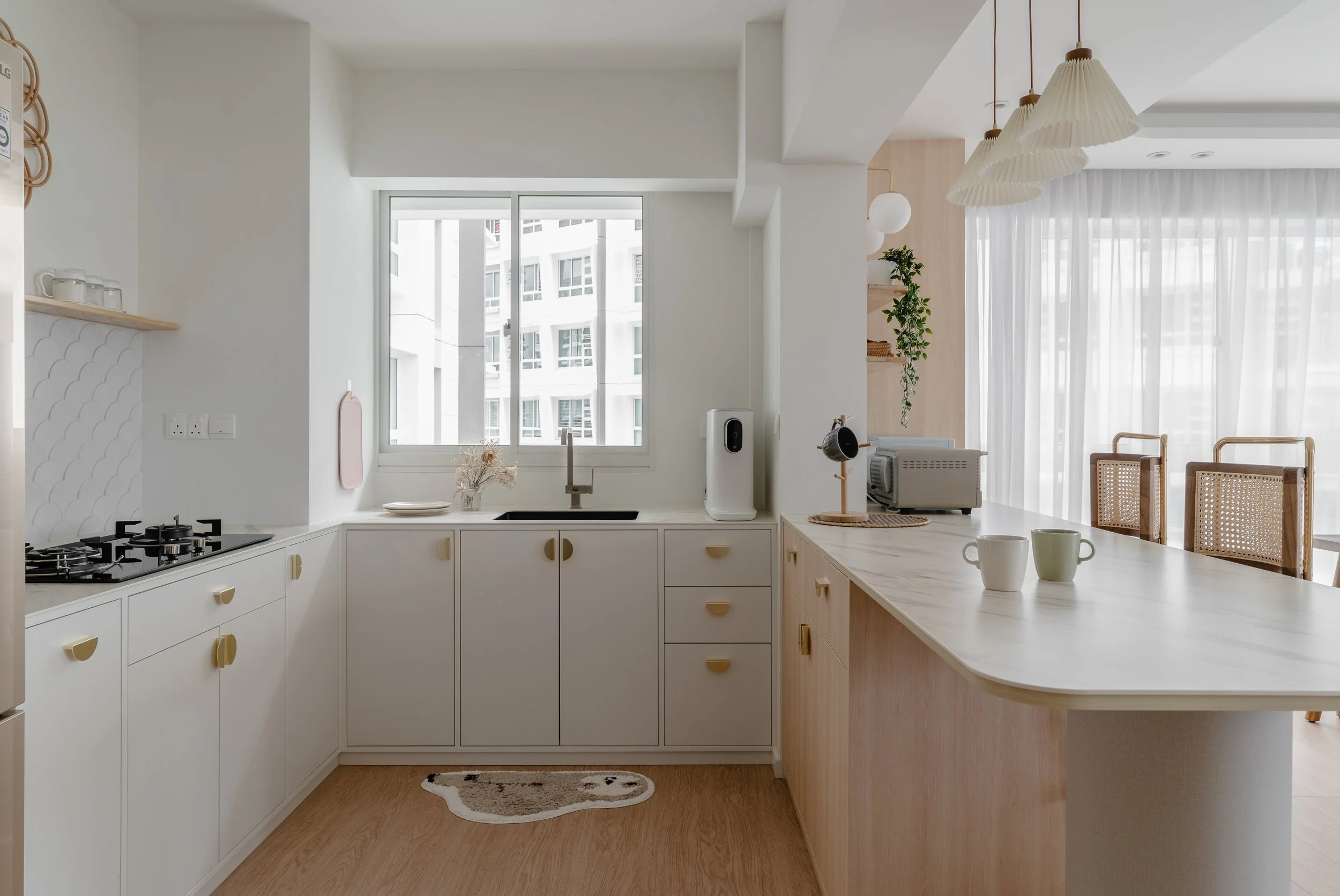 PASTEL FARMHOUSE WITH COSY WOOD TONES — BuildBuilt