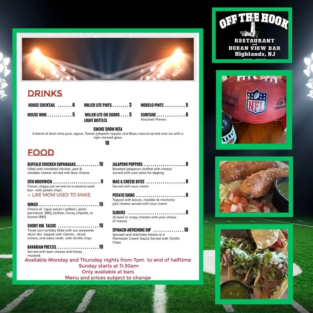 Hook Happenings — Off the Hook Restaurant & Bar