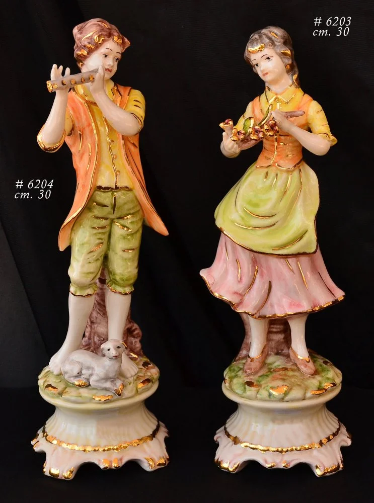 Precious hand-made and hand-decorated ceramic figures — Ceramiche d ...