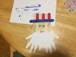 Uncle Sam Memorial Day Craft Project — The Multitasking Mom