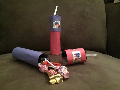 4th of July Firecracker Craft Favor — The Multitasking Mom