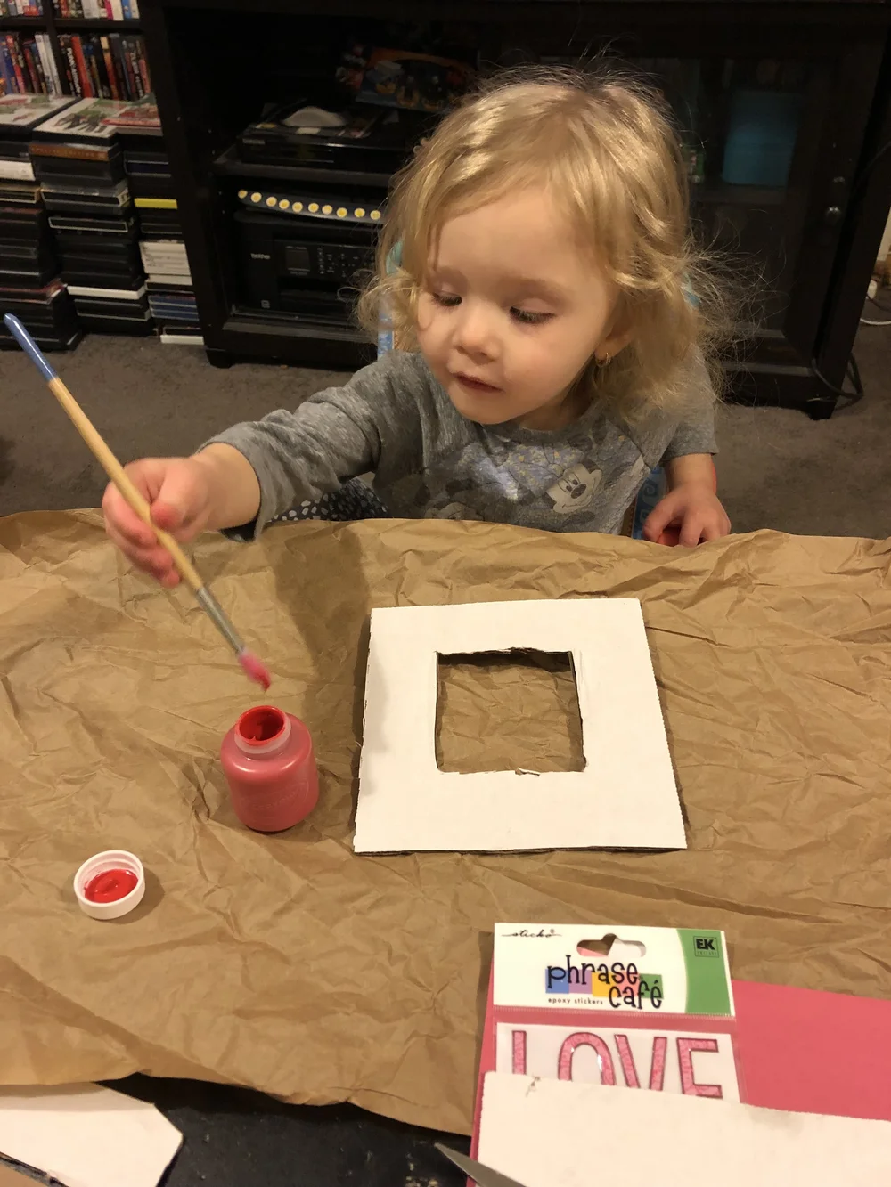 Valentine's Day Frame Craft — The Multitasking Mom
