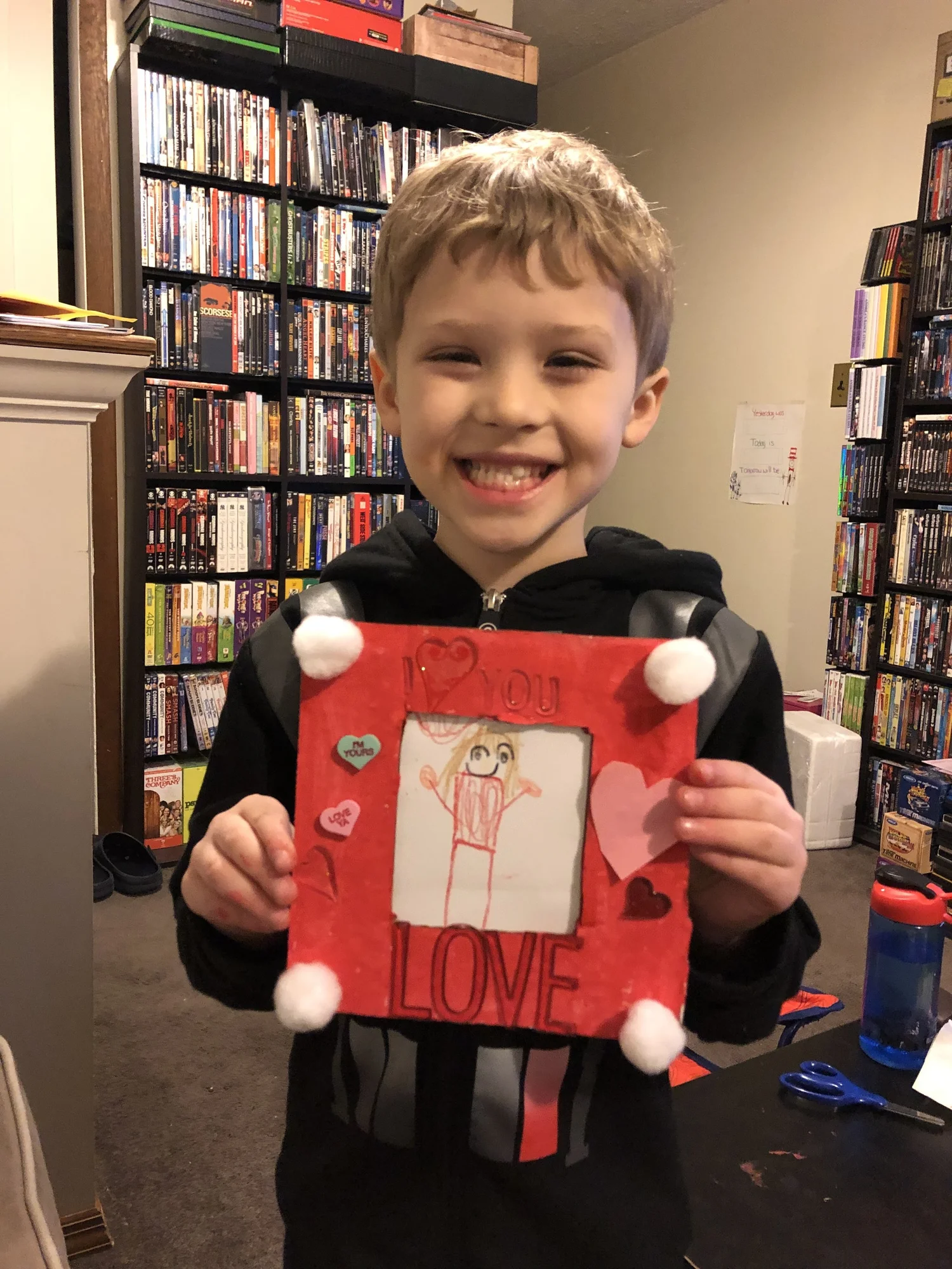 Valentine's Day Frame Craft — The Multitasking Mom