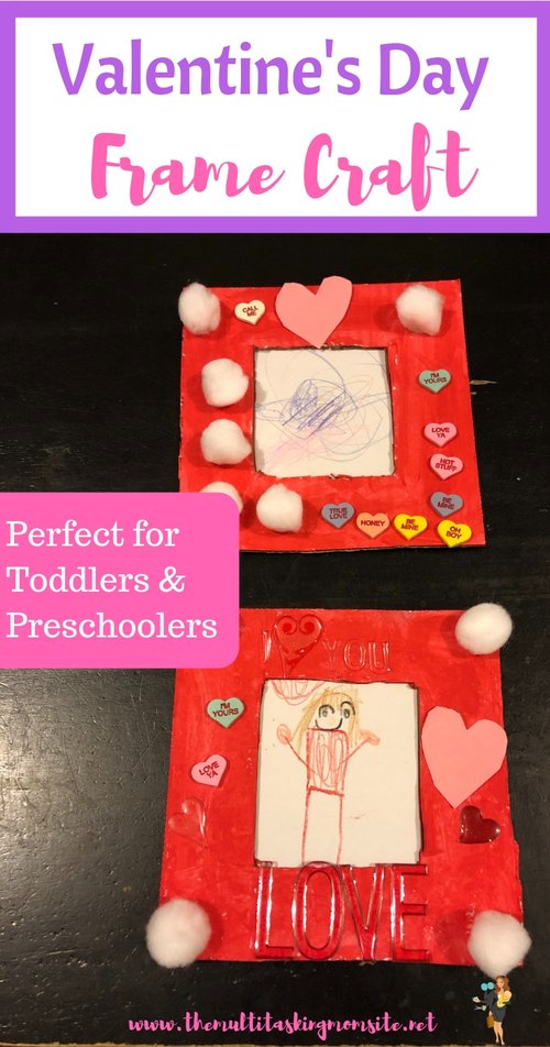 Valentine's Day Frame Craft — The Multitasking Mom