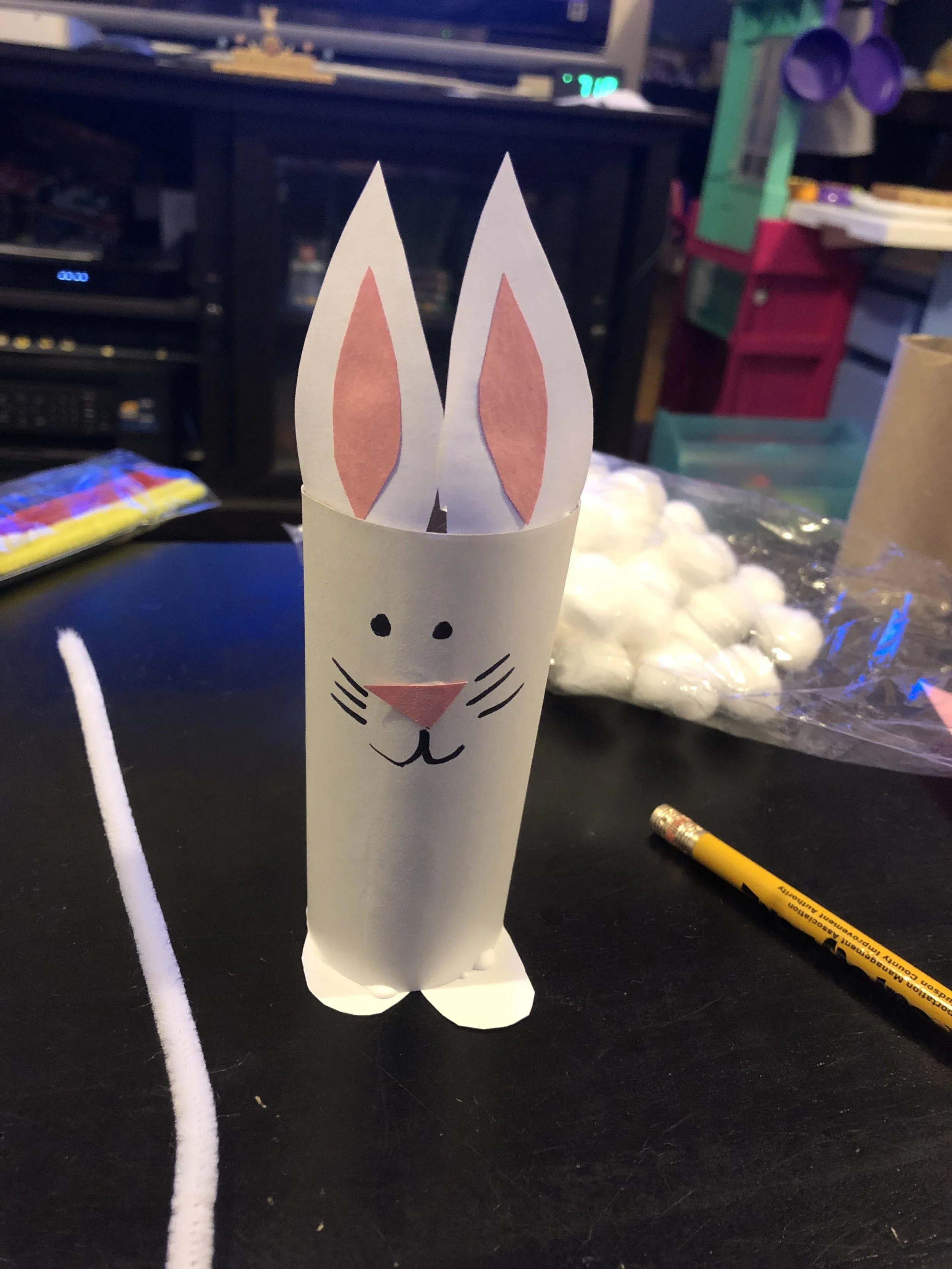 Super Fun Easter Bunny Toilet Roll Craft — The Multitasking Mom