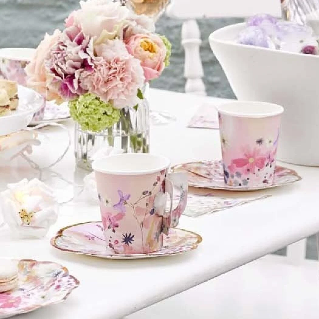 Floral Afternoon Tea Paper Plates