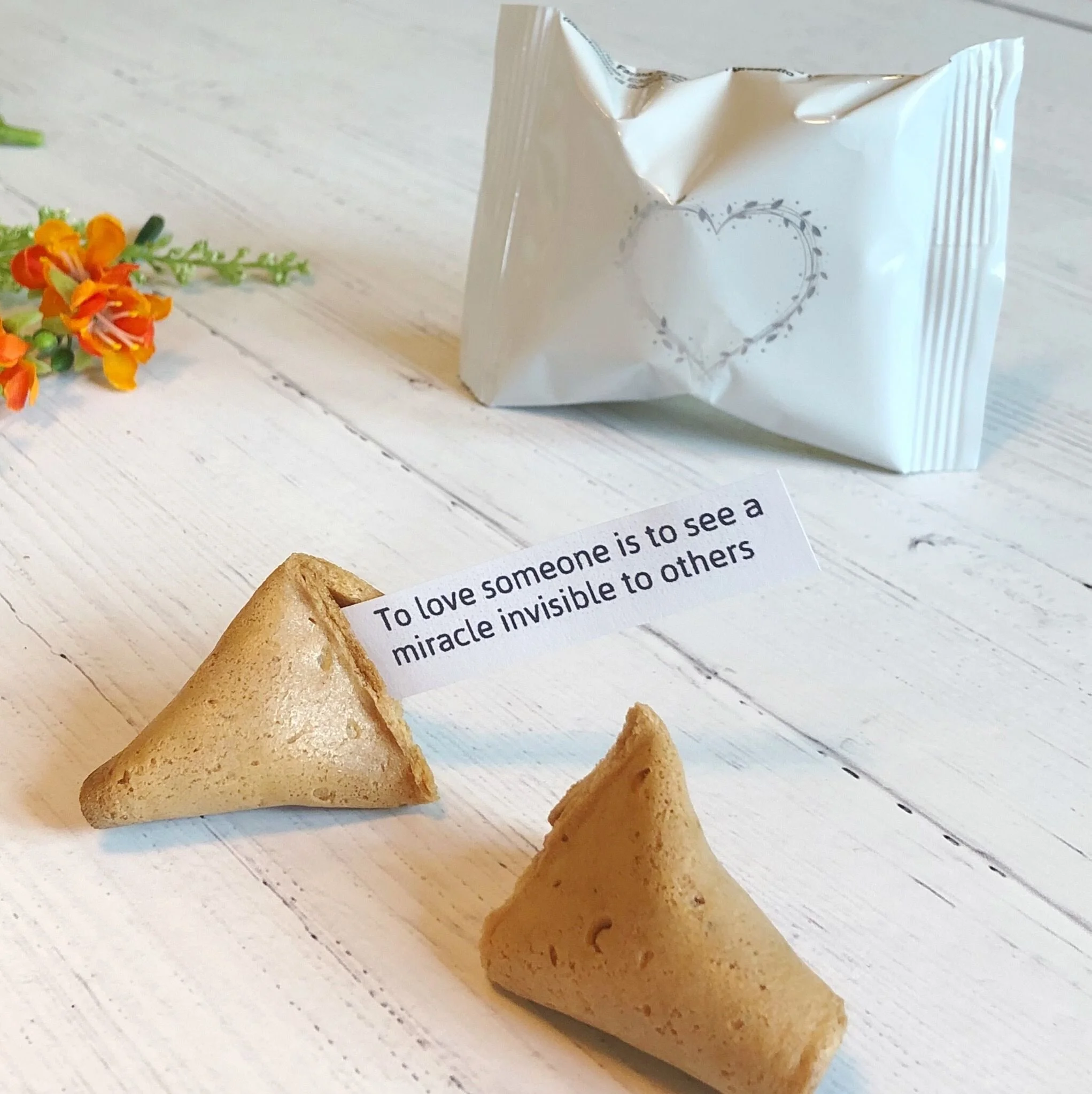 Wedding Fortune Cookies with Traditional Fortunes
