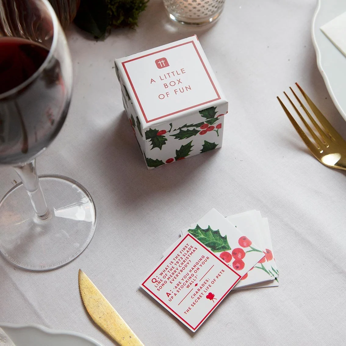Christmas Table Trivia Game