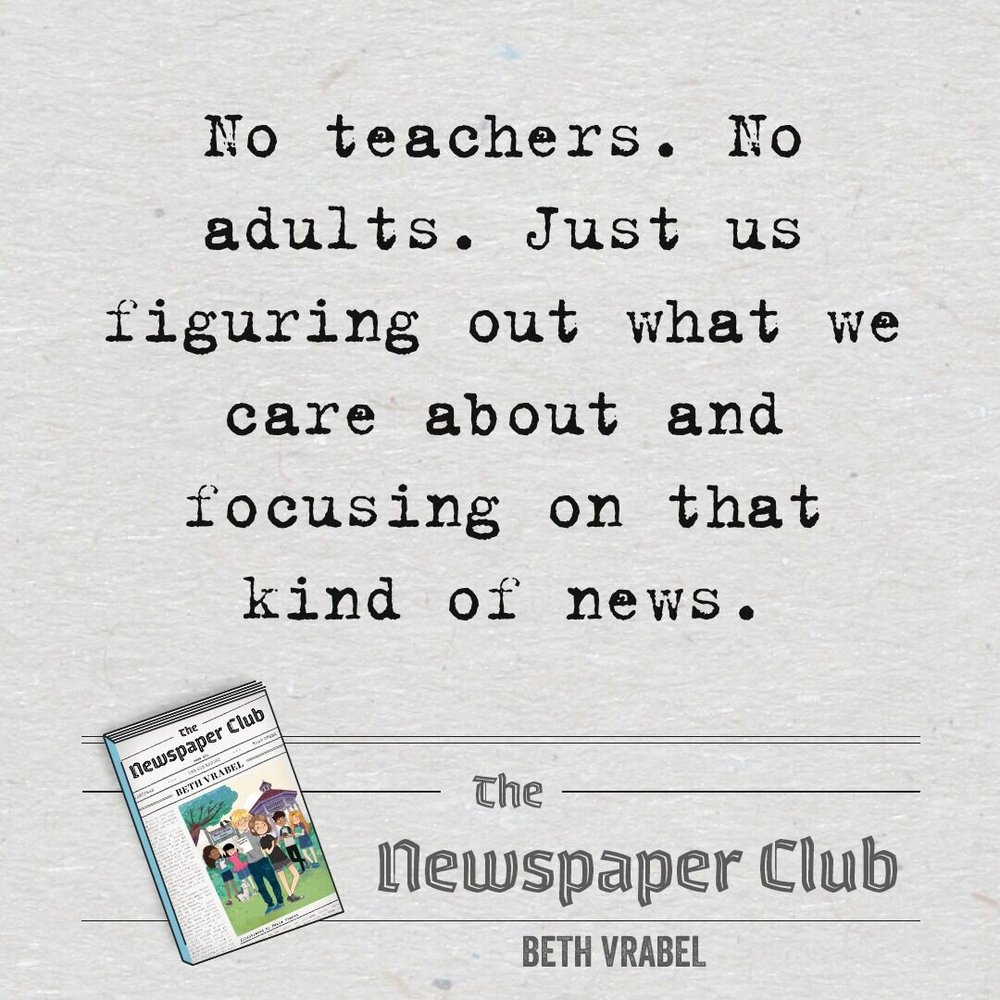 MAKE YOUR OWN NEWSPAPER! — Beth Vrabel