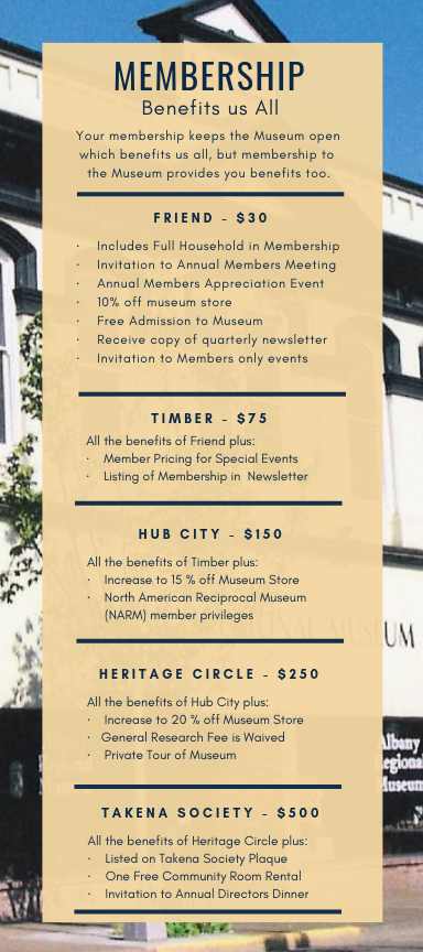 Membership — Albany Regional Museum