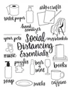 Social Distancing Coloring Sheet — emilystahldesignco