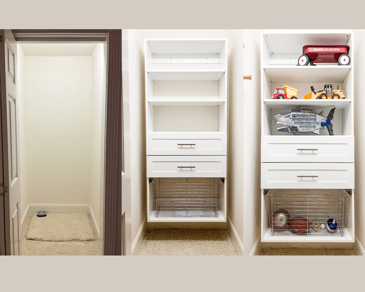Modular Closet: Design & Install — Suddenly Simple Professional Organizing
