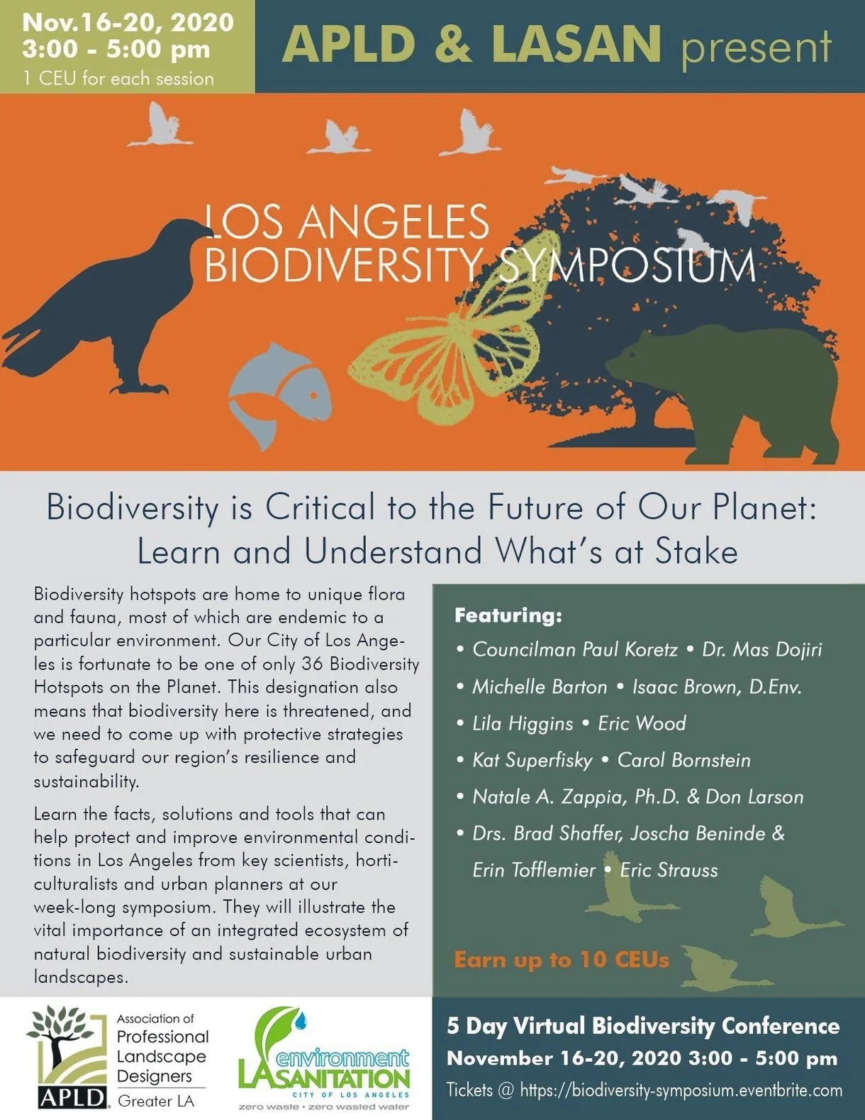 LA Biodiversity Symposium — California Landscape Design