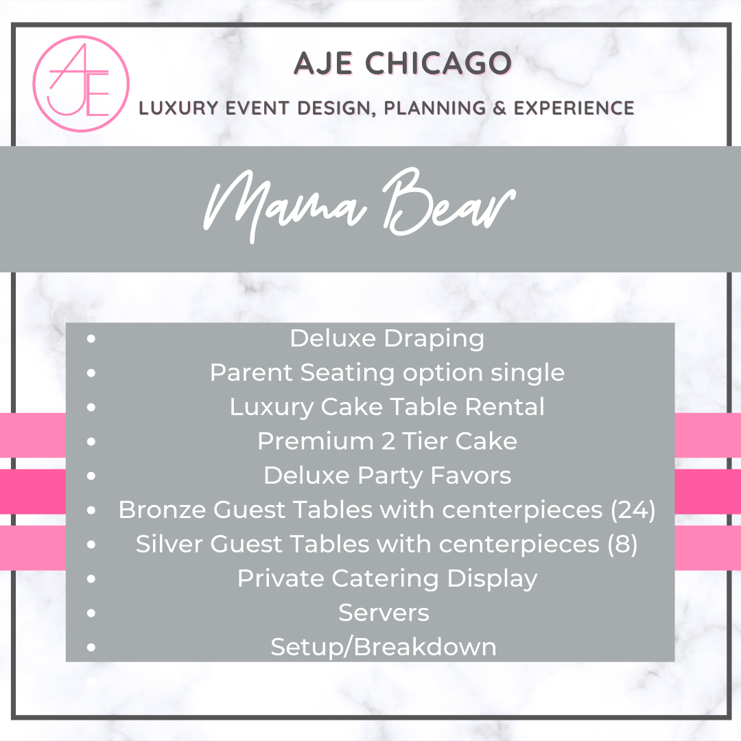 Baby Shower Packages — aJuicyevent