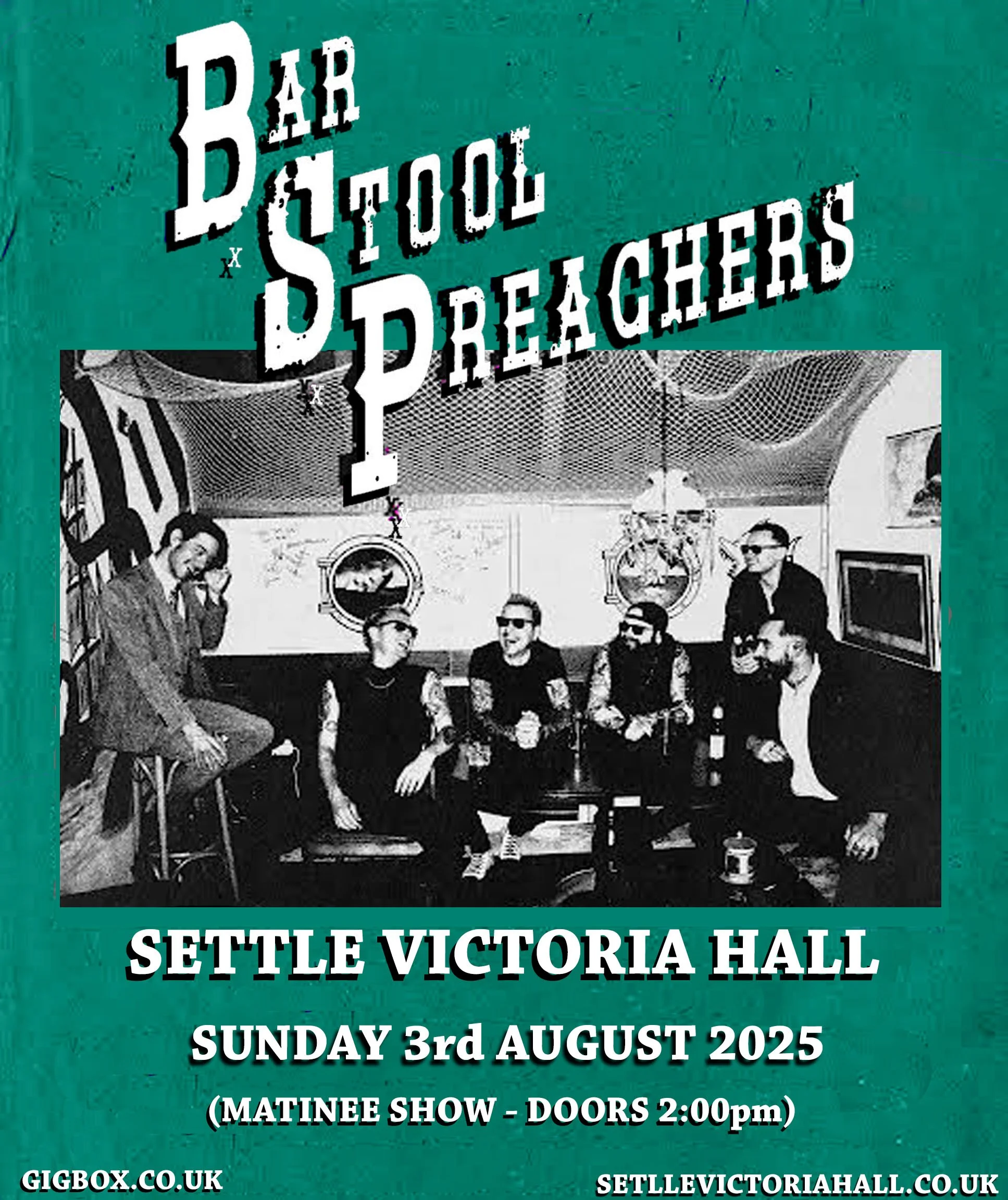 The Bar Stool preachers — Settle Victoria Hall