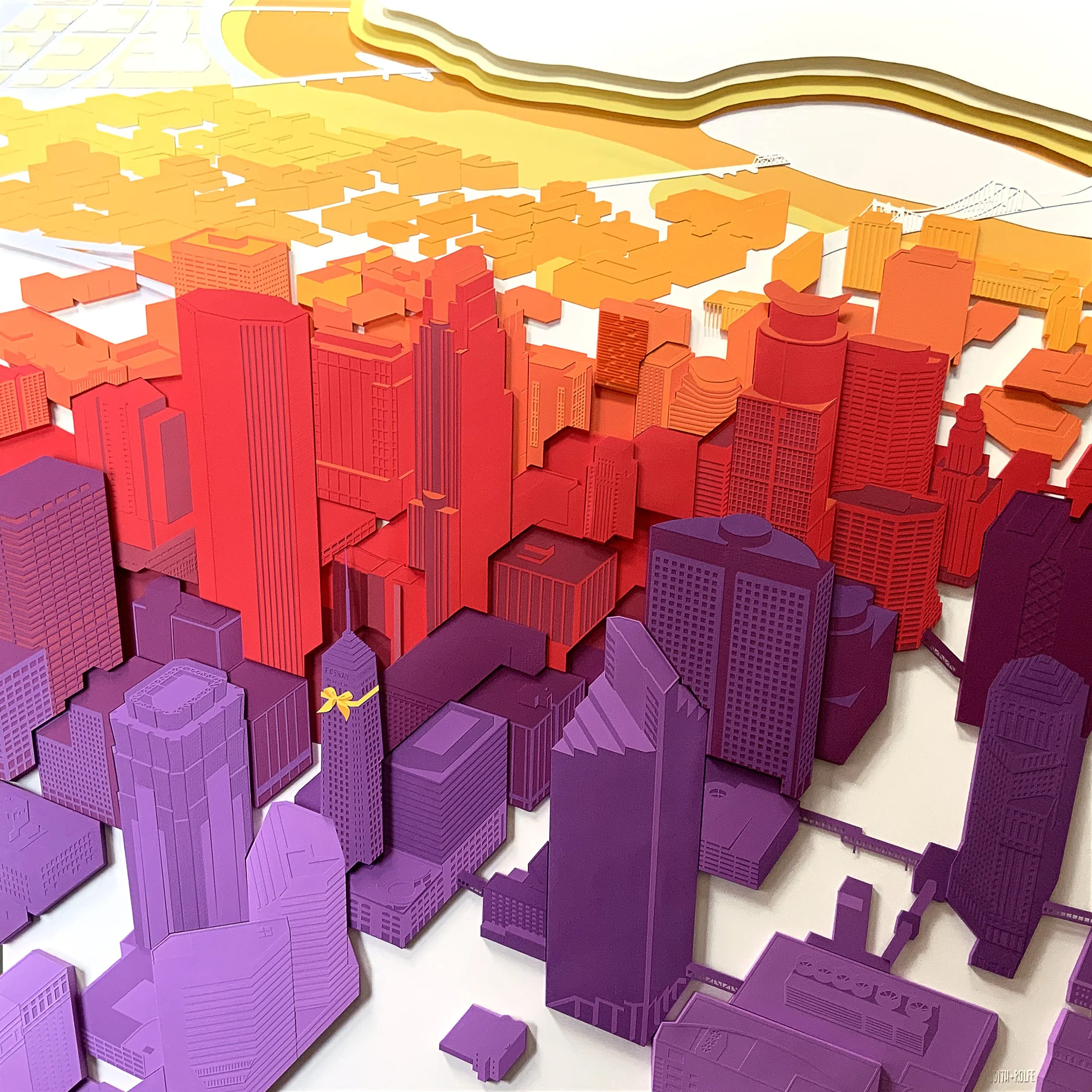 Cityscapes — Bespoke Paper Art Studio, Richmond VA – JUDiTH+ROLFE