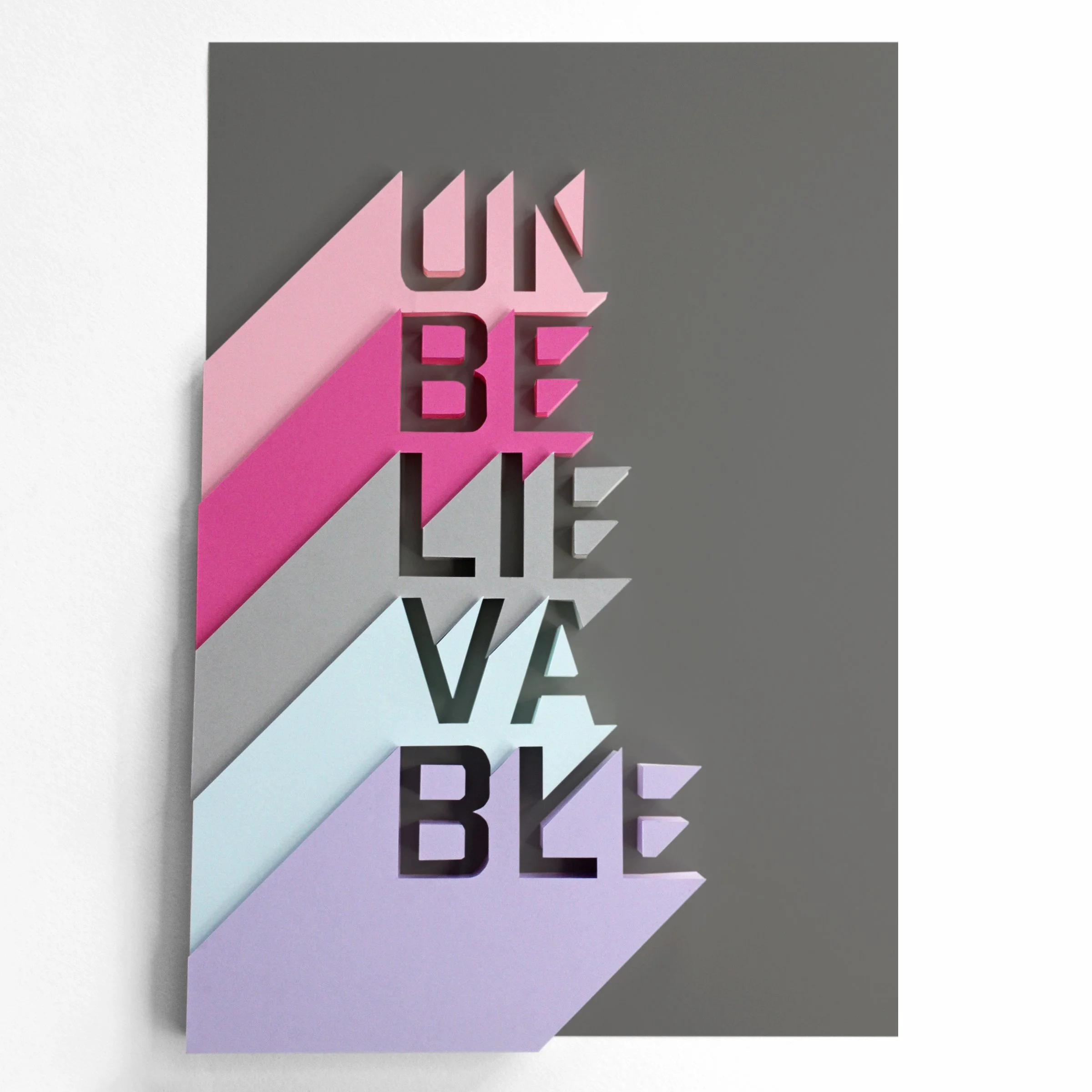 Typography — JUDiTH+ROLFE - Bespoke Paper Art